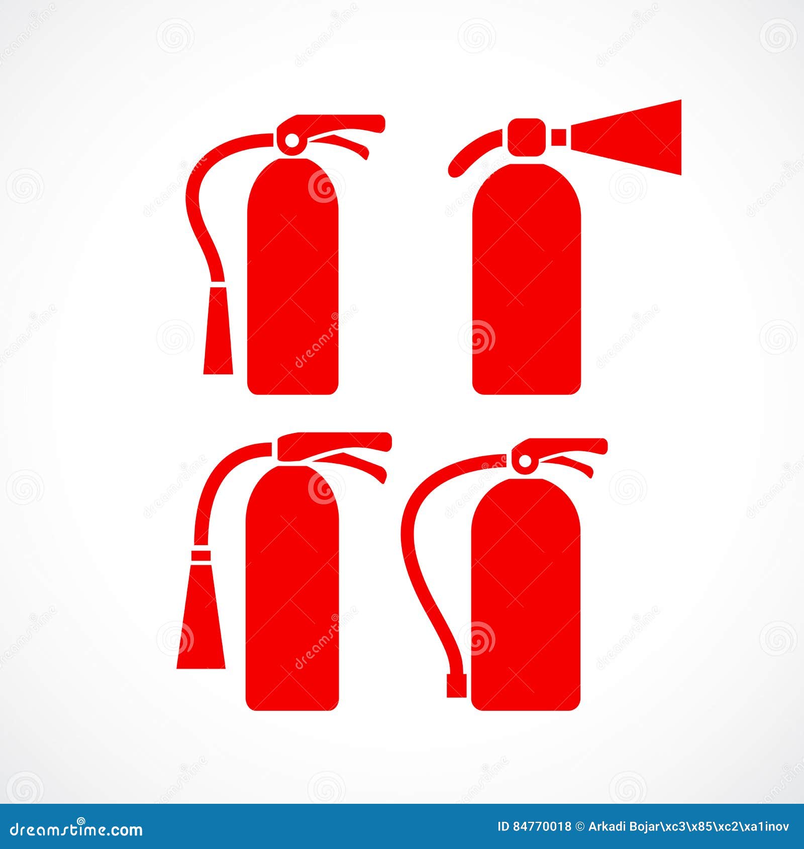 Icona Di Vettore Dell'estintore Illustrazione Vettoriale ...