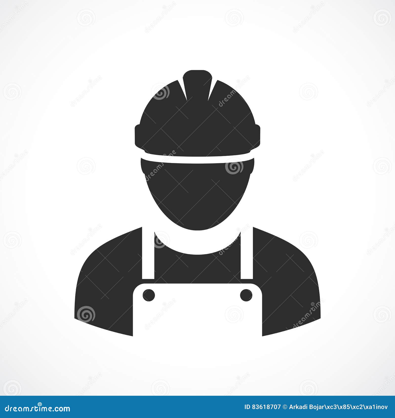 Icona Di Vettore Dell'ingegnere Illustrazione Vettoriale ...