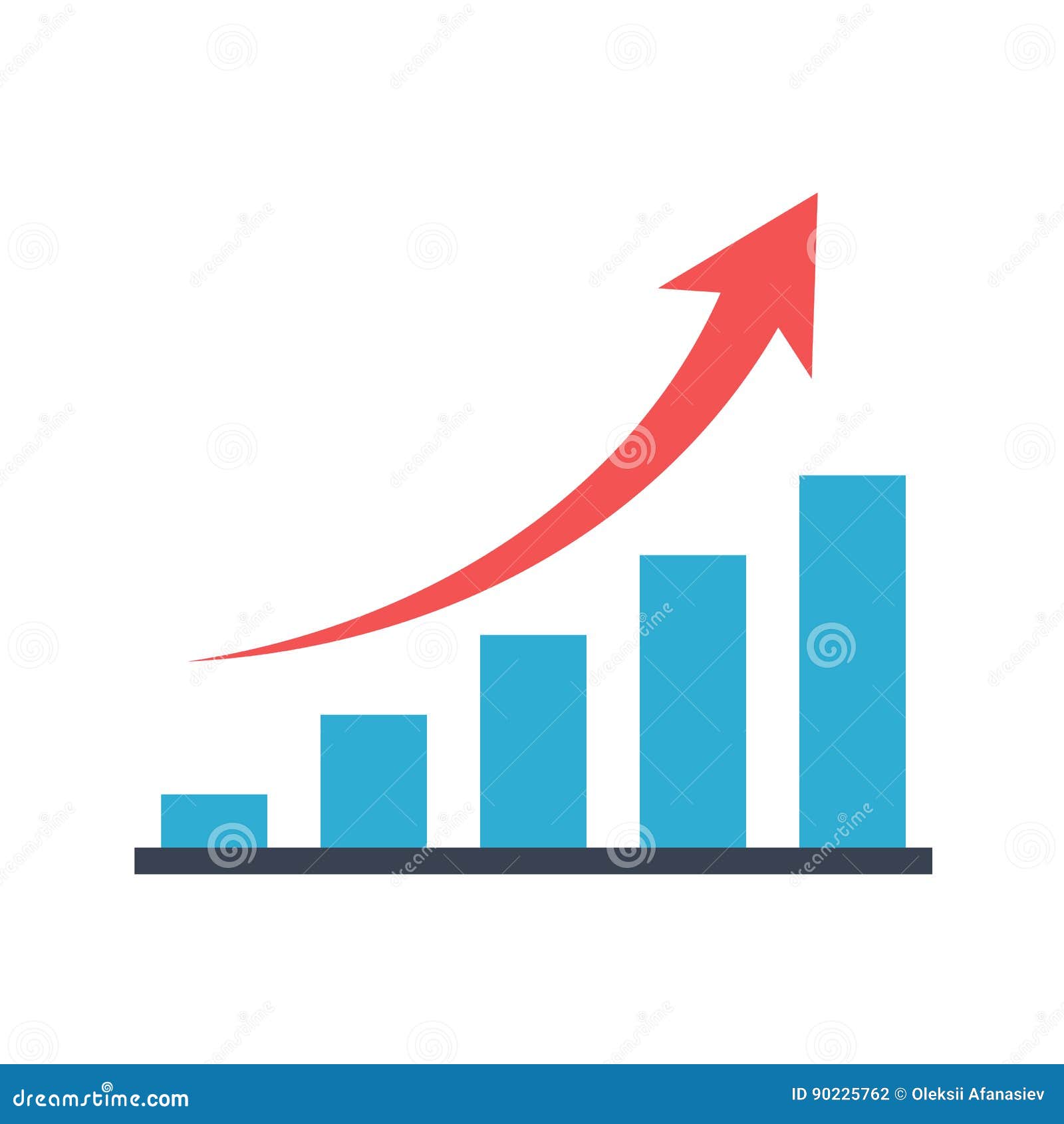 Icona Di Vettore Dell'istogramma Illustrazione Vettoriale ...