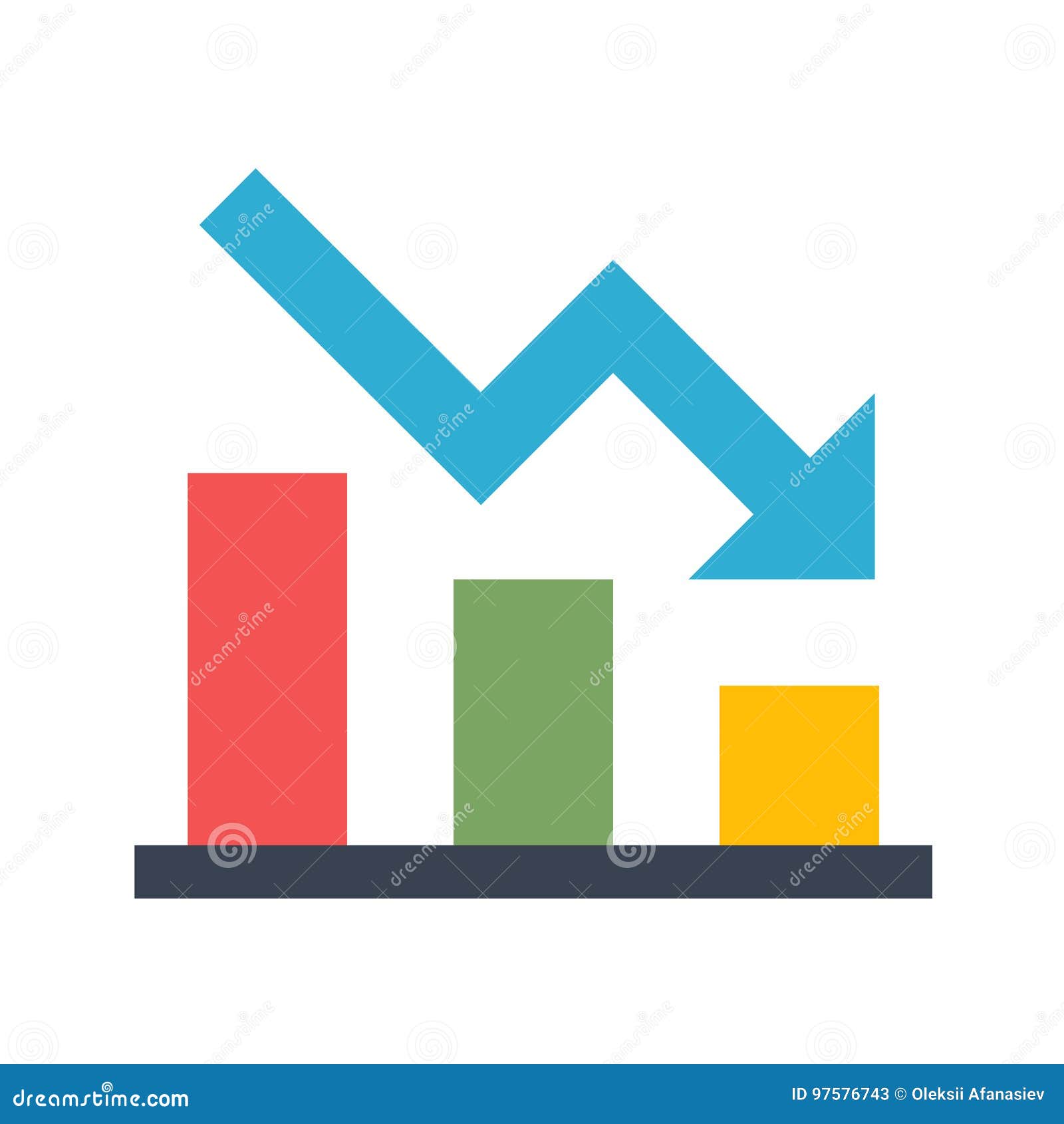Icona Di Vettore Dell'istogramma Illustrazione Vettoriale ...