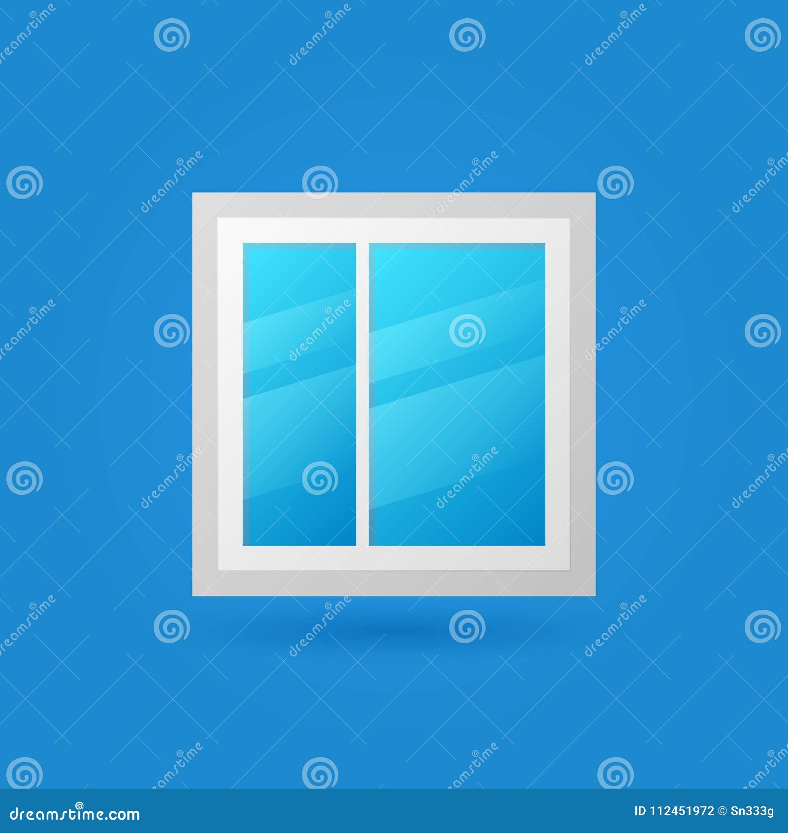 Icona Di Vettore Della Finestra O Elemento Di Plastica Di Logo ...