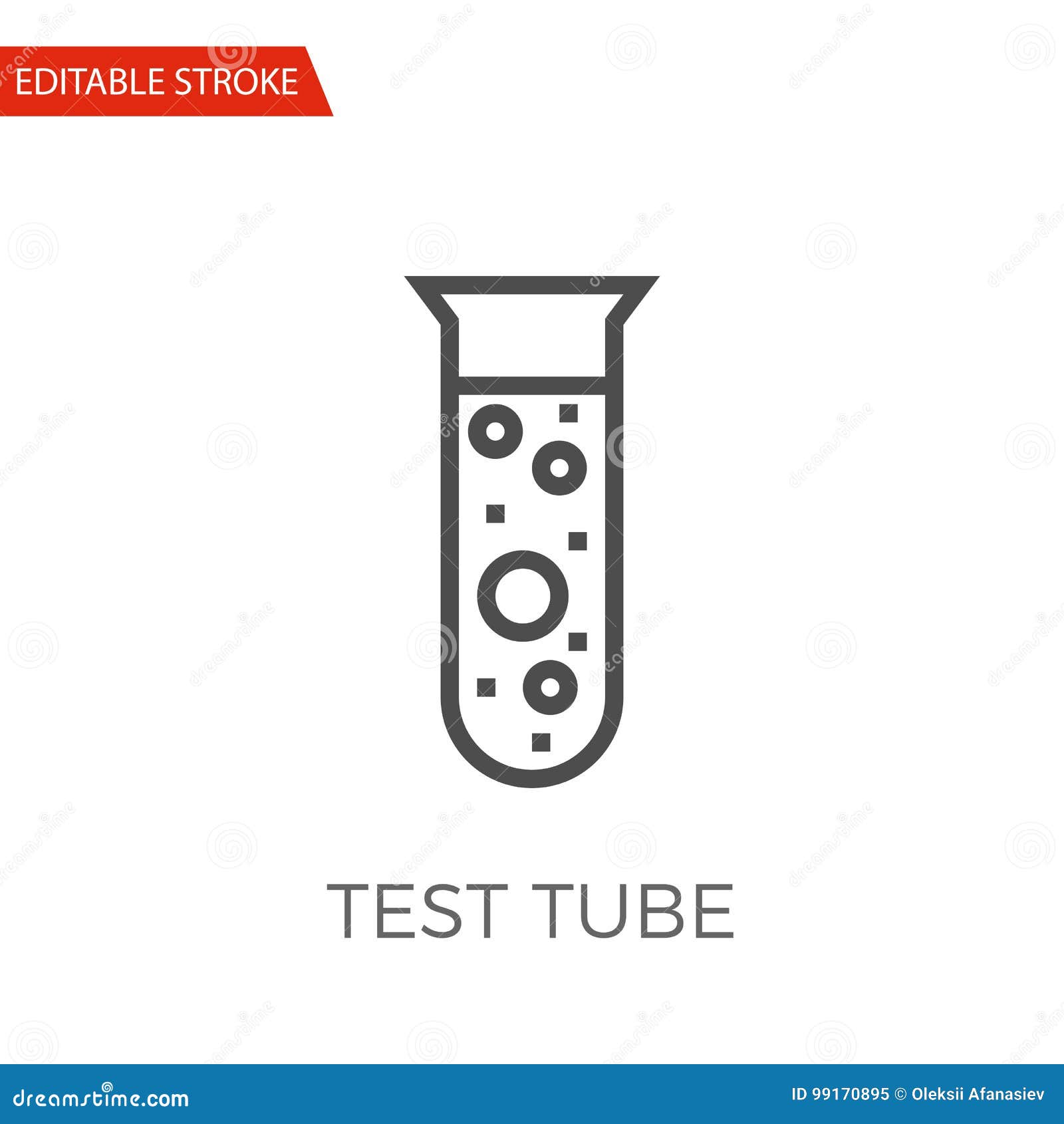 Icona Di Vettore Della Provetta Illustrazione Vettoriale ...