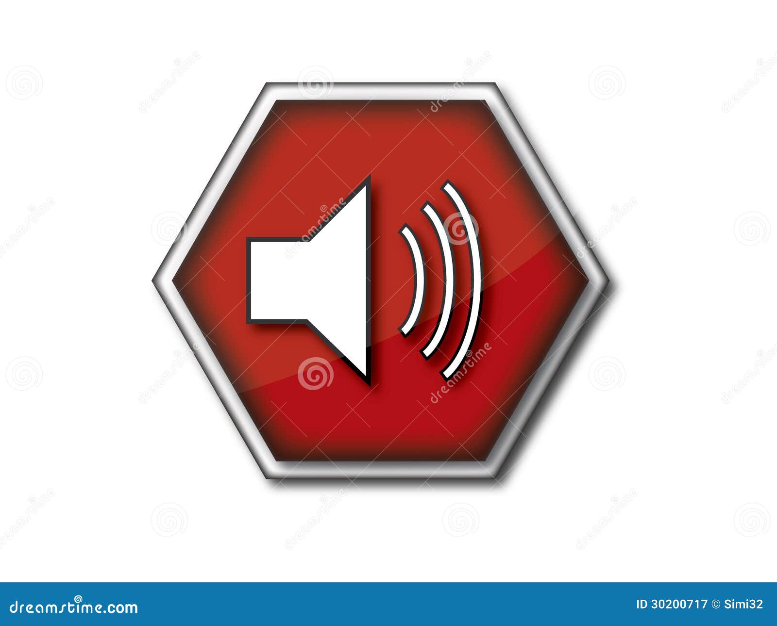 Fermi l'icona di rumore illustrazione di stock. Illustrazione di volume ...