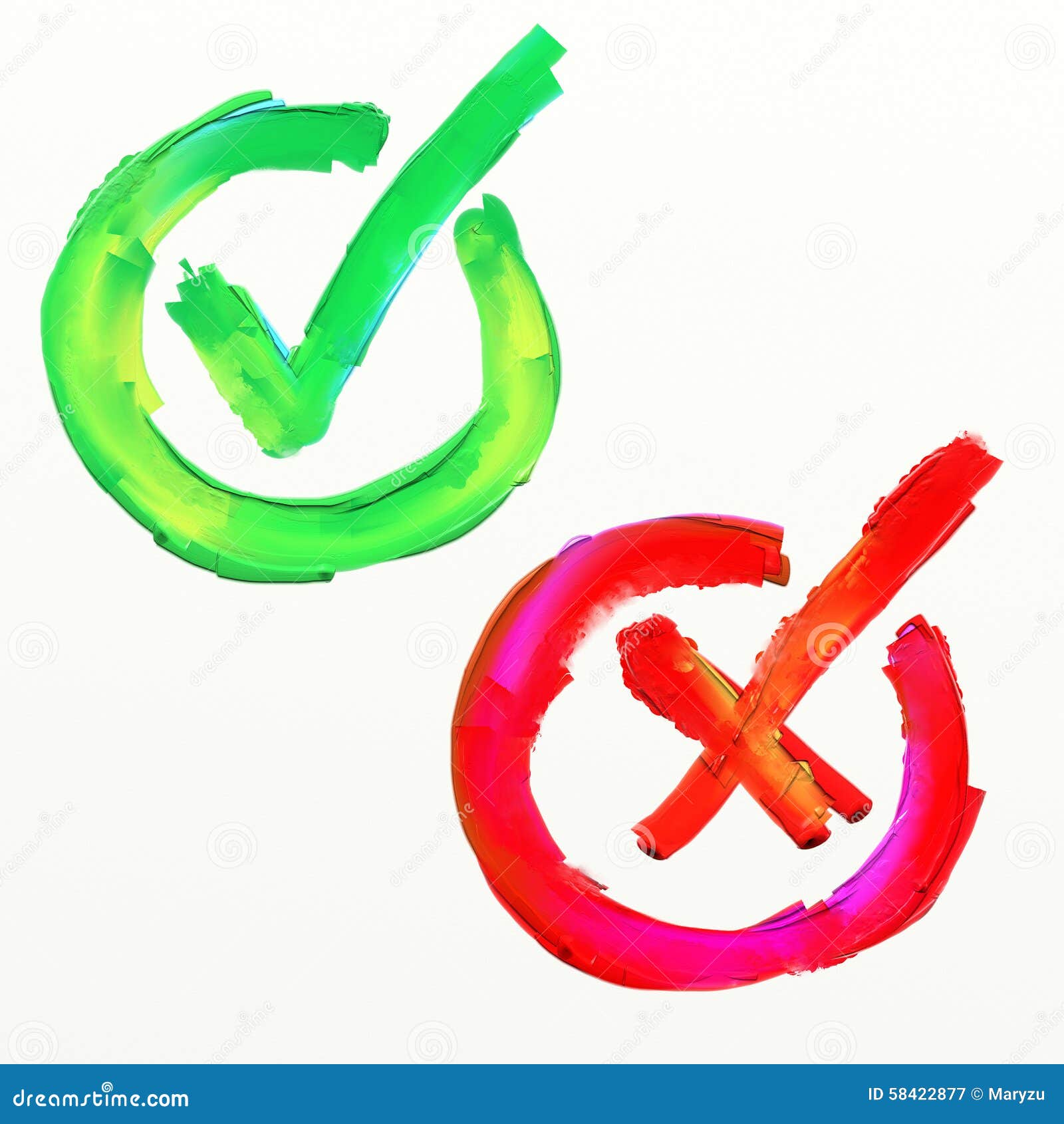 Icona di voto pro e contro illustrazione di stock. Illustrazione di ...