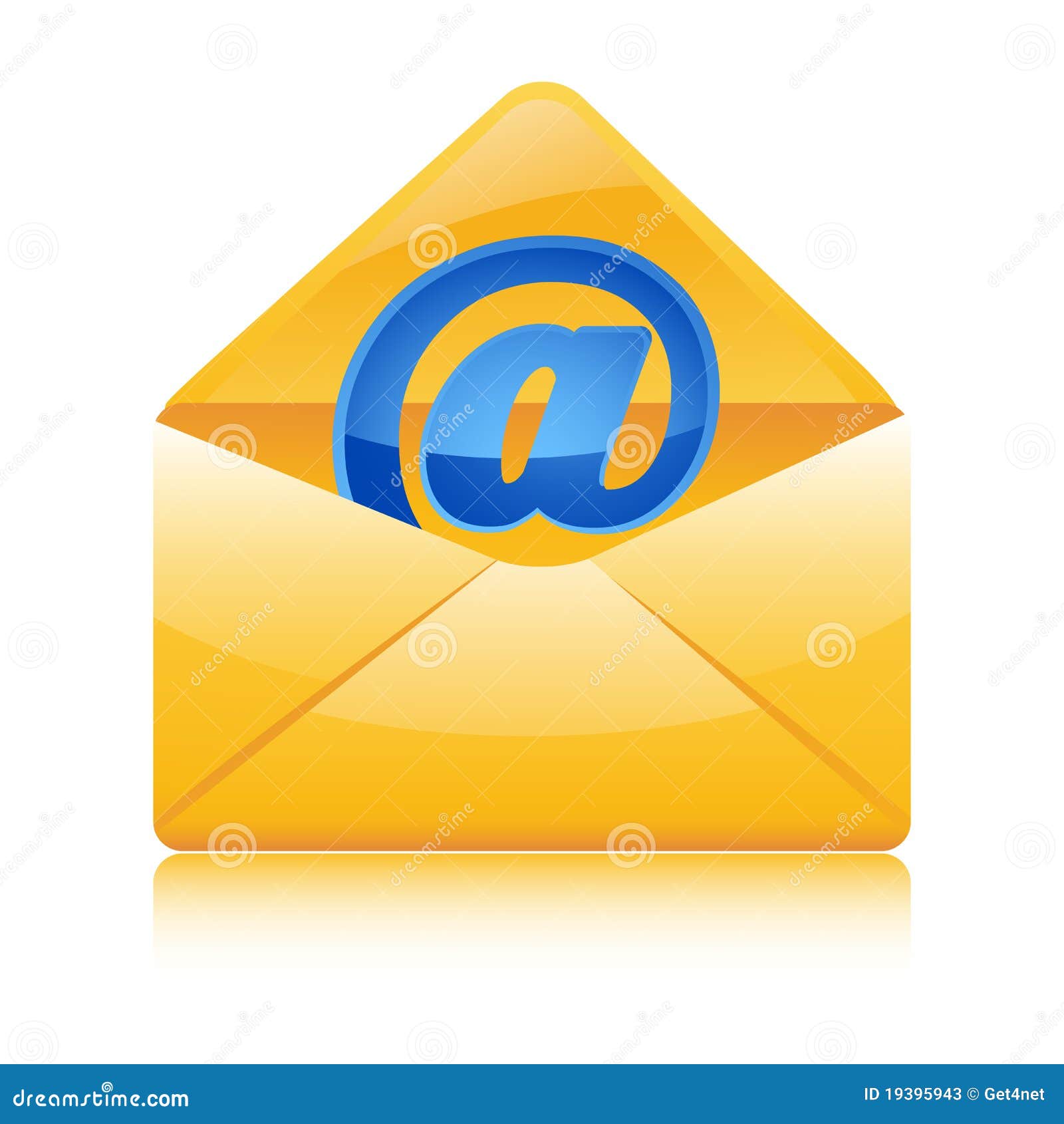 Icona di Web in busta illustrazione vettoriale. Illustrazione di ...