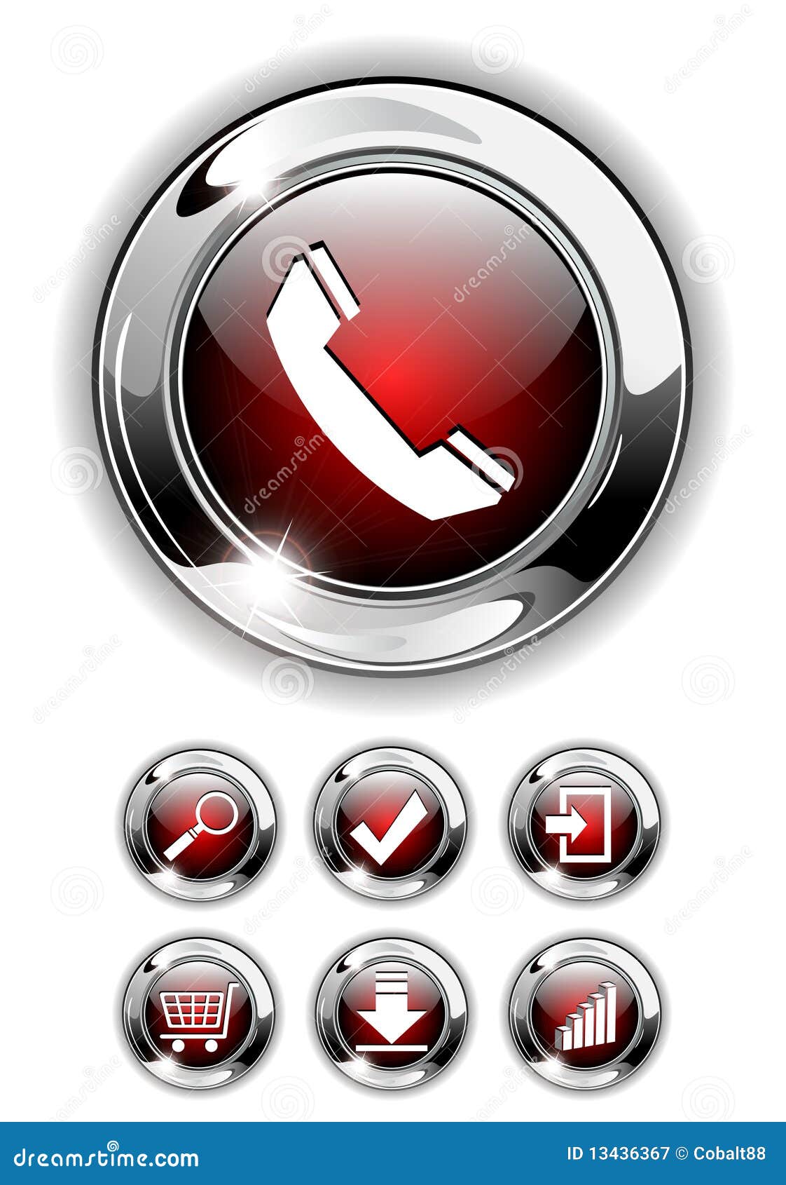 Icona Di Web, Insieme Del Tasto. Illustrazione Vettoriale ...