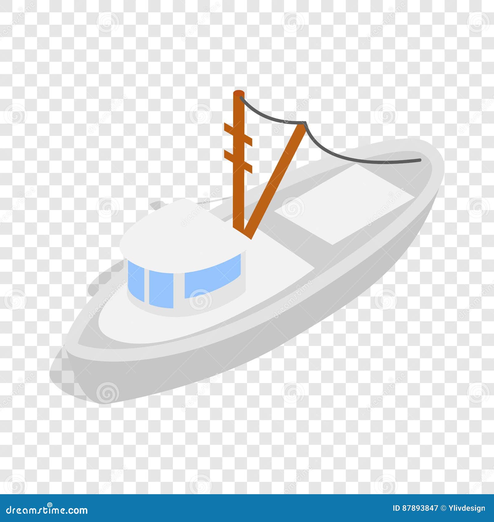 Icona Isometrica Dell'yacht Illustrazione Vettoriale - Illustrazione di ...