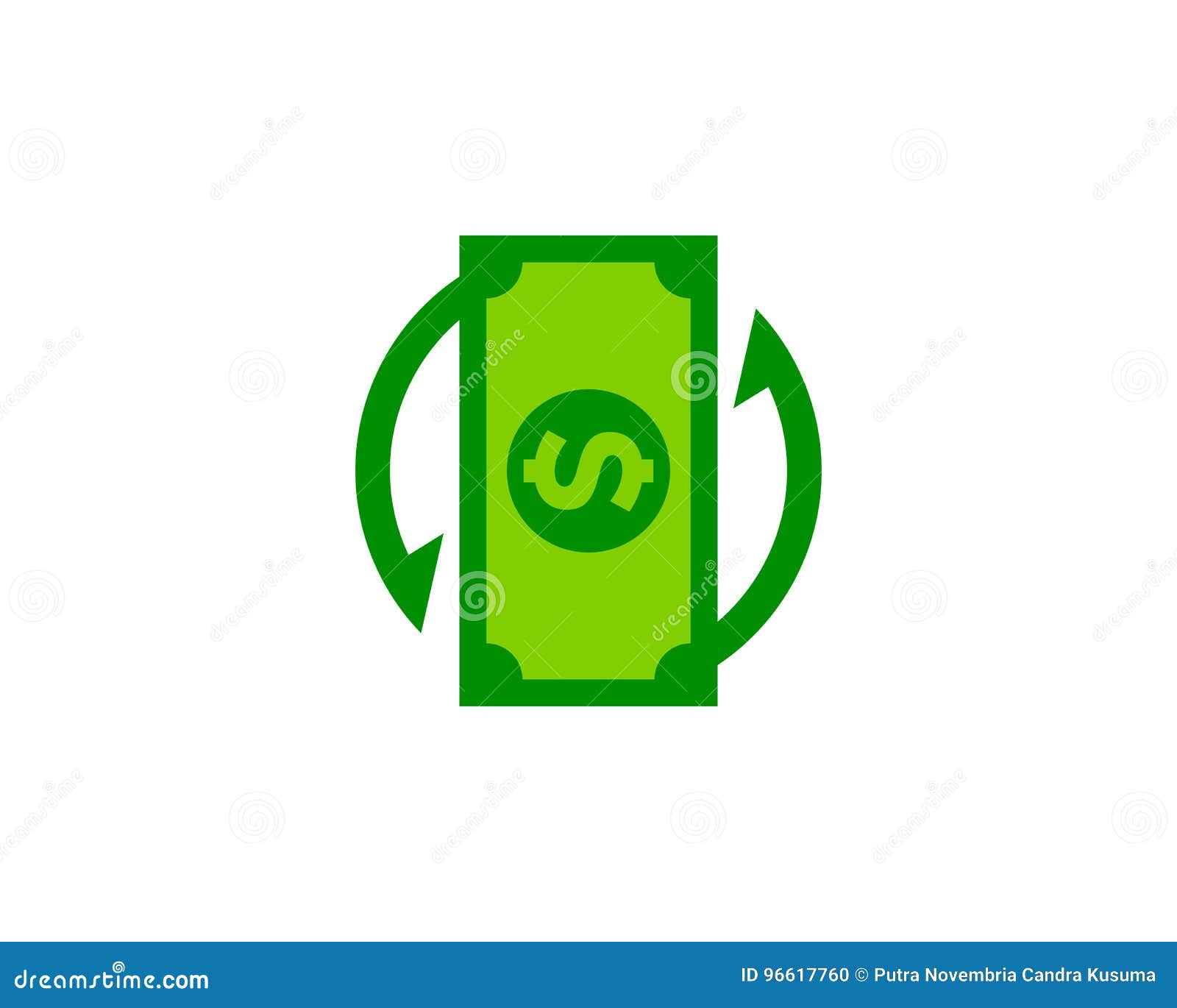 Icona Logo Design Element Dei Soldi Illustrazione Vettoriale ...