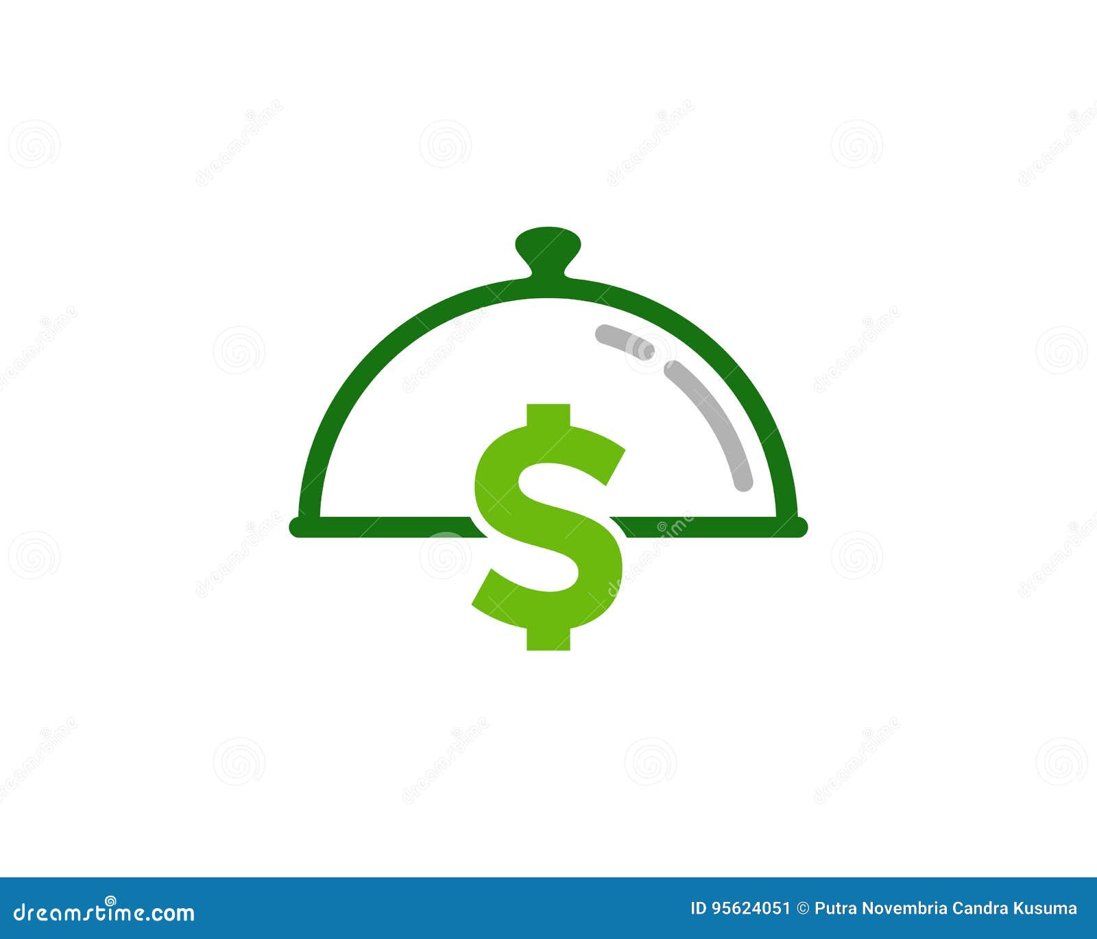 Icona Logo Design Element Dell'alimento Dei Soldi Illustrazione ...