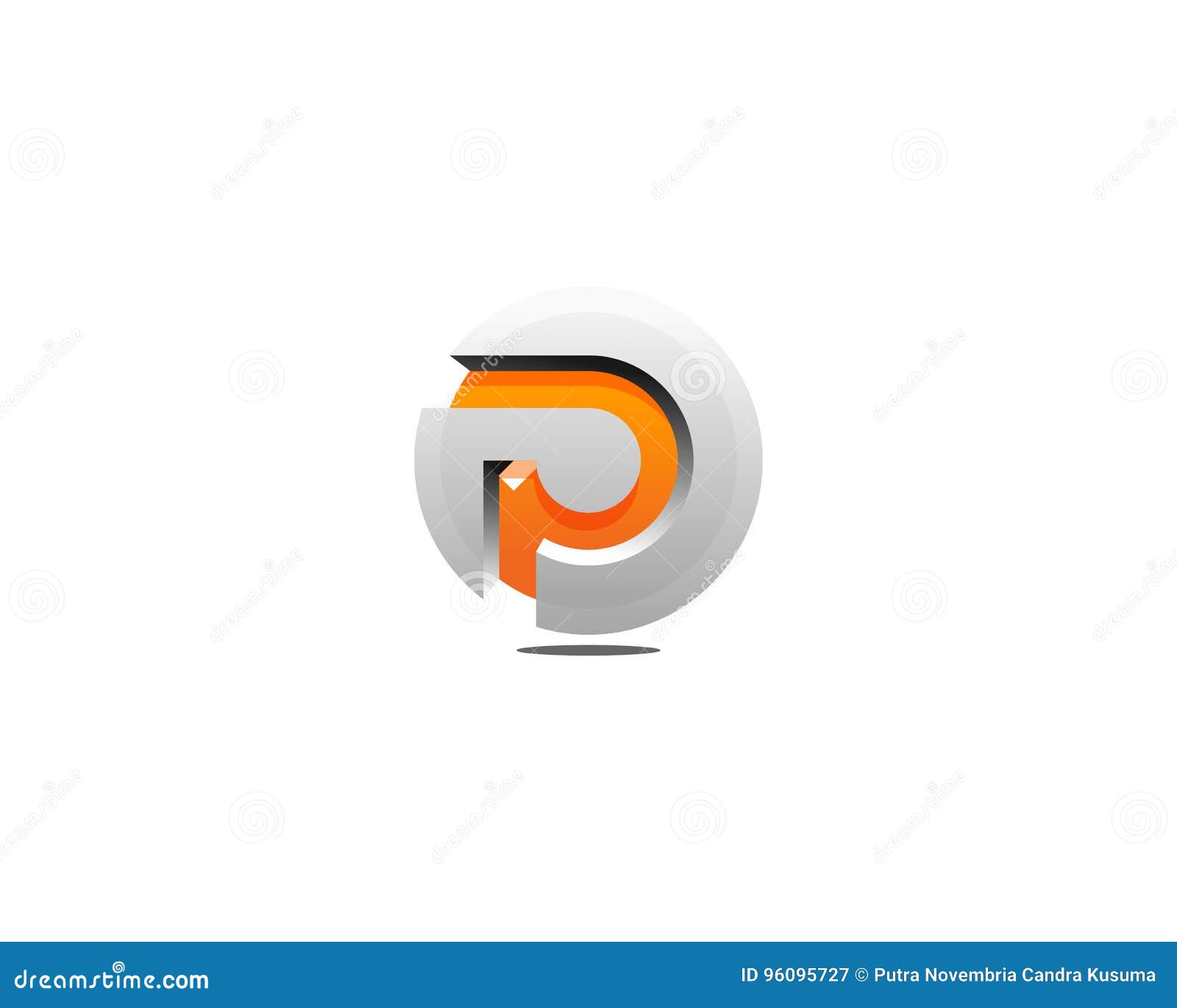 Icona Logo Design Element Della Lettera P Illustrazione Vettoriale ...