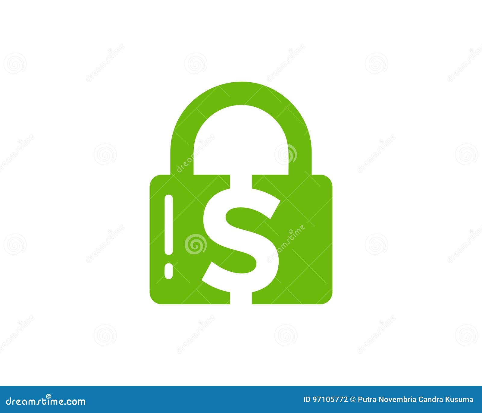 Icona Logo Design Element Di Sicurezza Dei Soldi Illustrazione ...