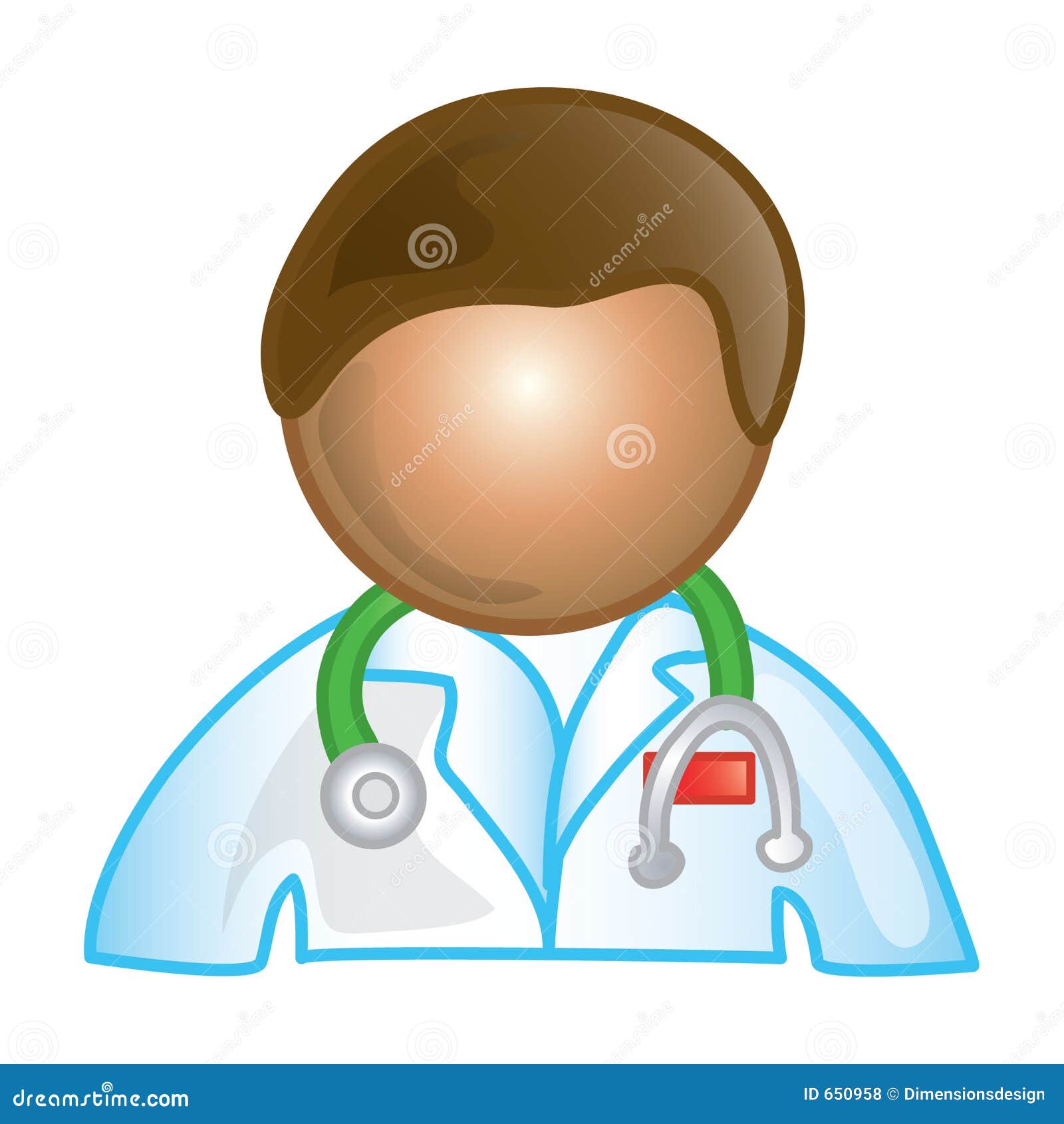 Icona maschio del medico illustrazione vettoriale. Illustrazione di ...