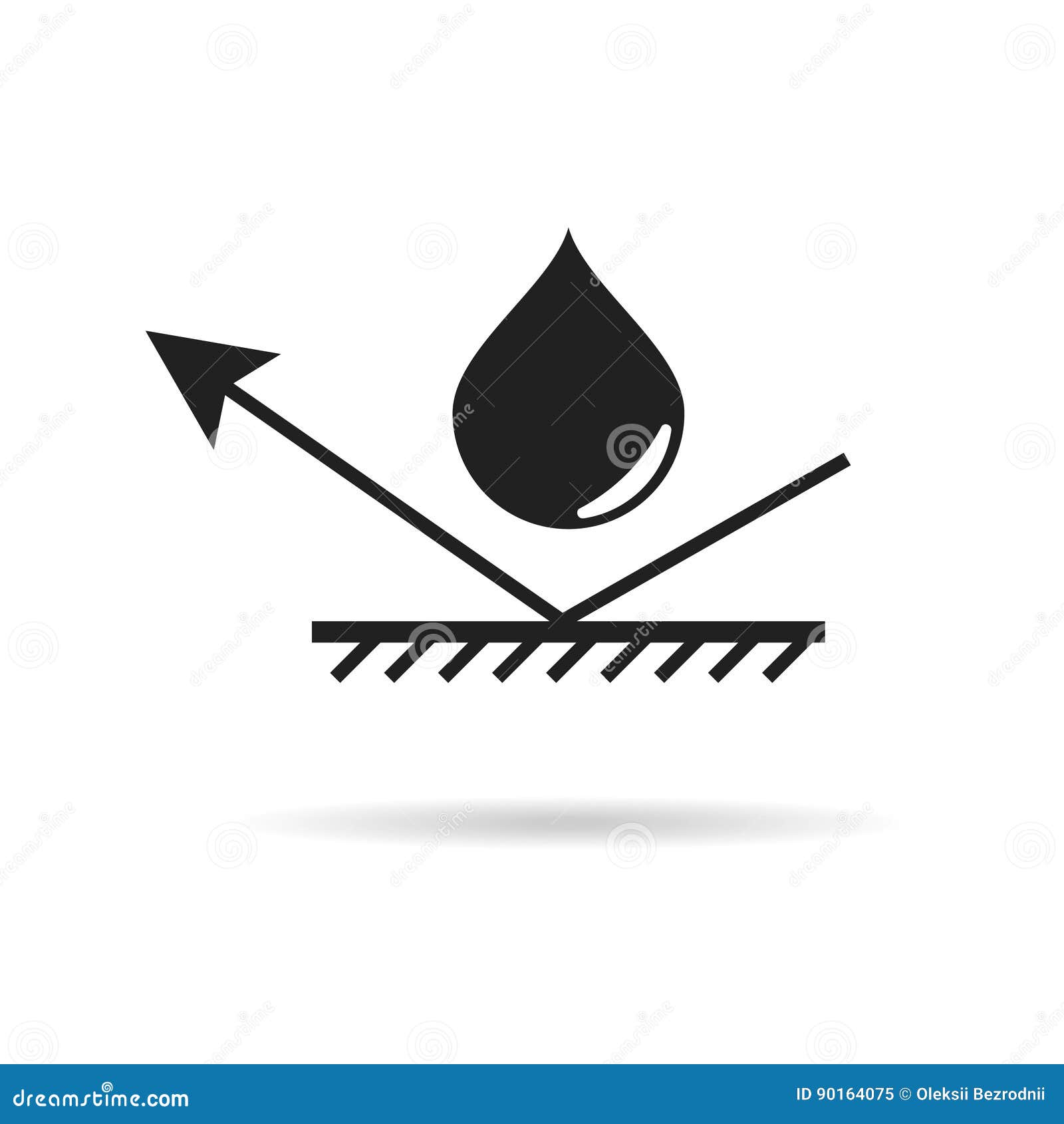 Icona Materiale Impermeabile Illustrazione Vettoriale - Illustrazione ...