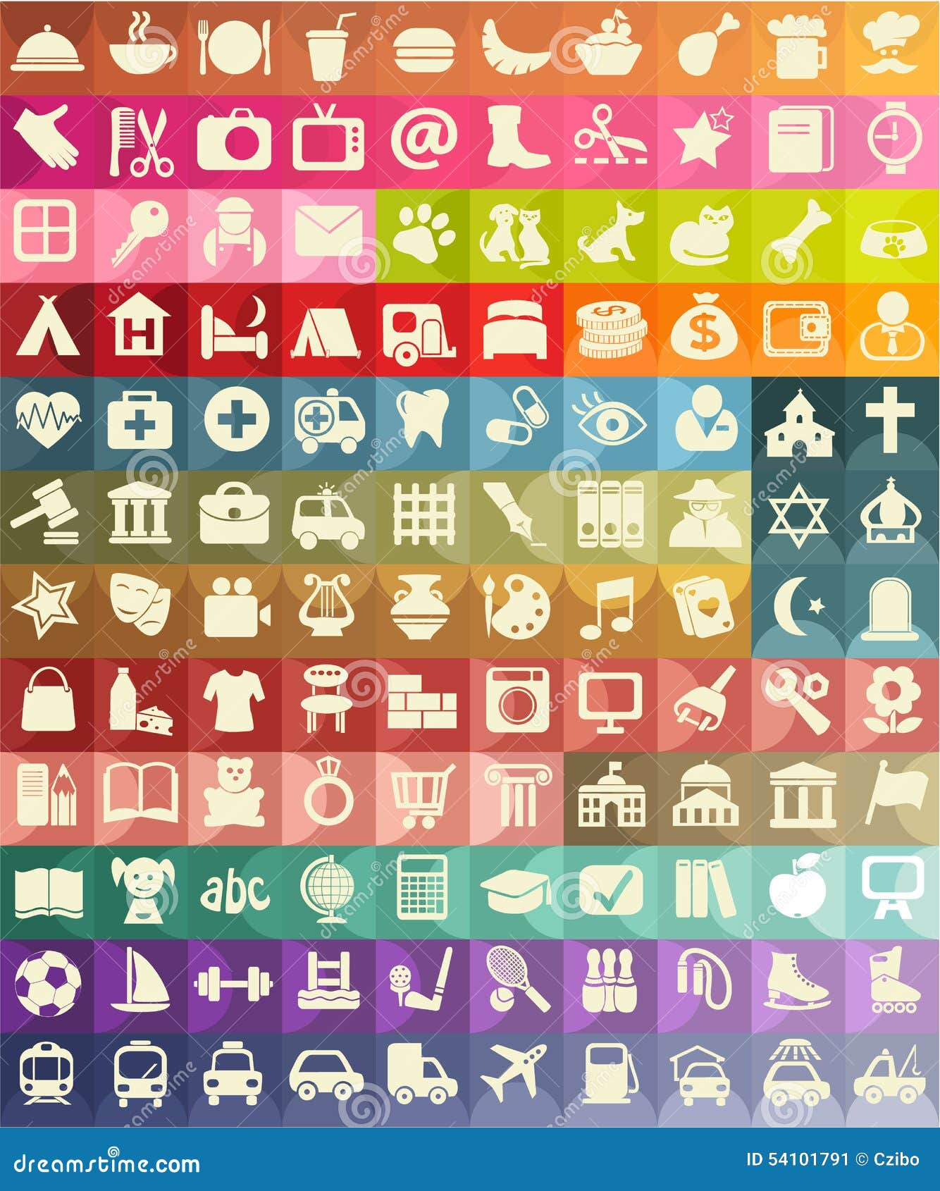 Icona Messa Per I Posti Utili Illustrazione Vettoriale - Illustrazione ...