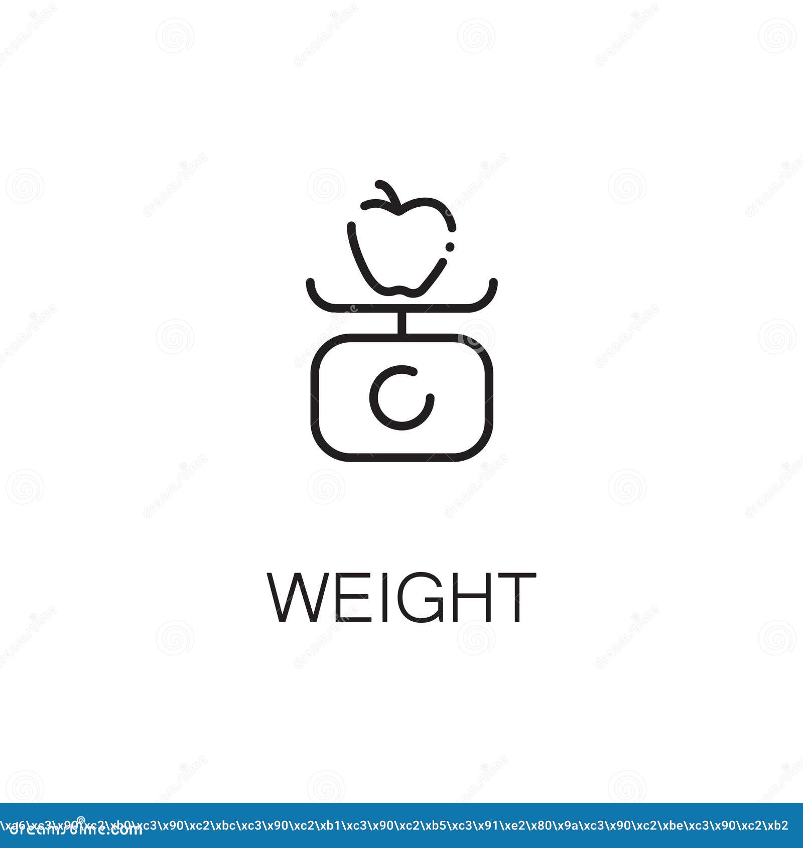 Icona O Logo Della Bilancia Per Web Design Illustrazione Vettoriale ...