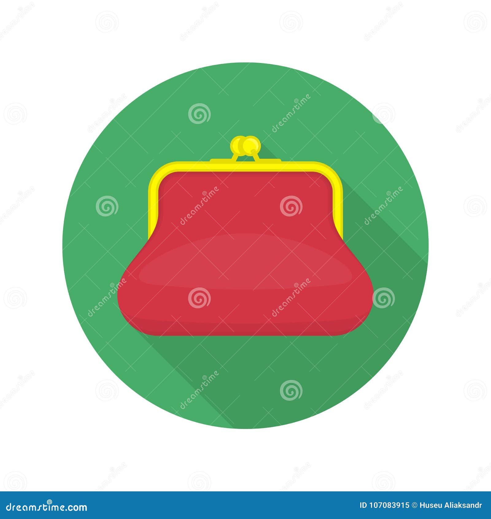 Icona rossa della borsa illustrazione vettoriale. Illustrazione di ...