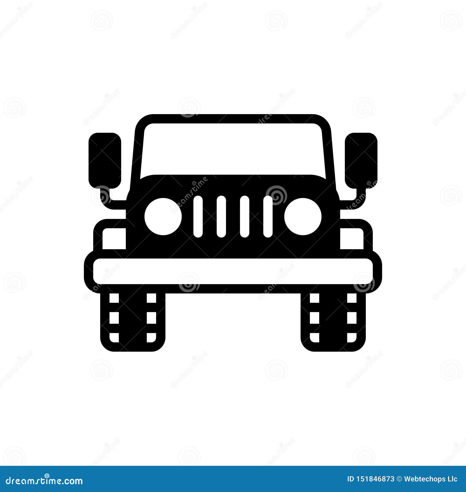 Icona Solida Nera Per La Jeep, L'automobile Ed Il Trasporto ... Icona Solida Nera Per La Jeep, L'automobile Ed Il Trasporto ...