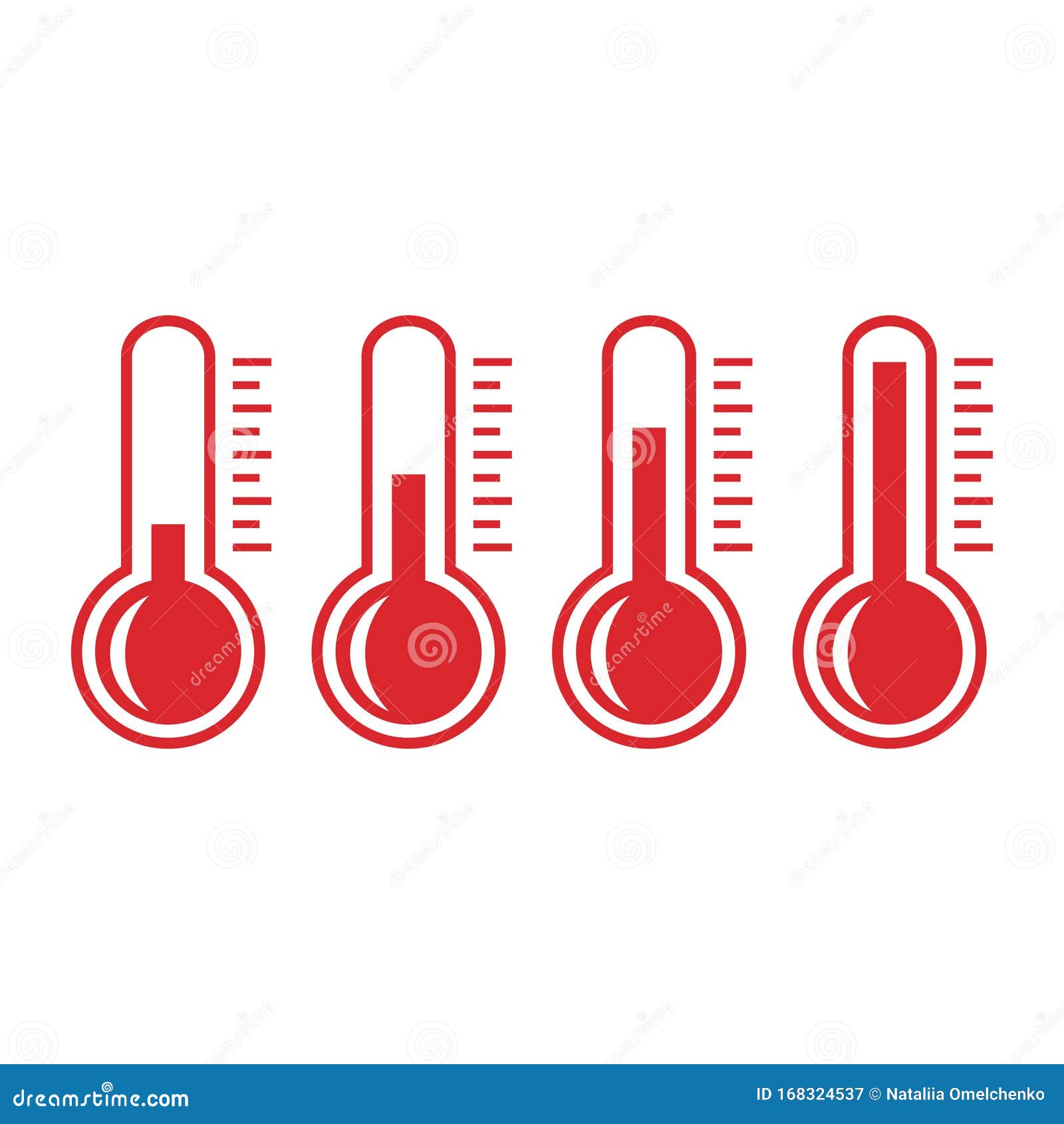 Icona Vettore Termometro Termometro a Freddo Illustrazione di Stock ...