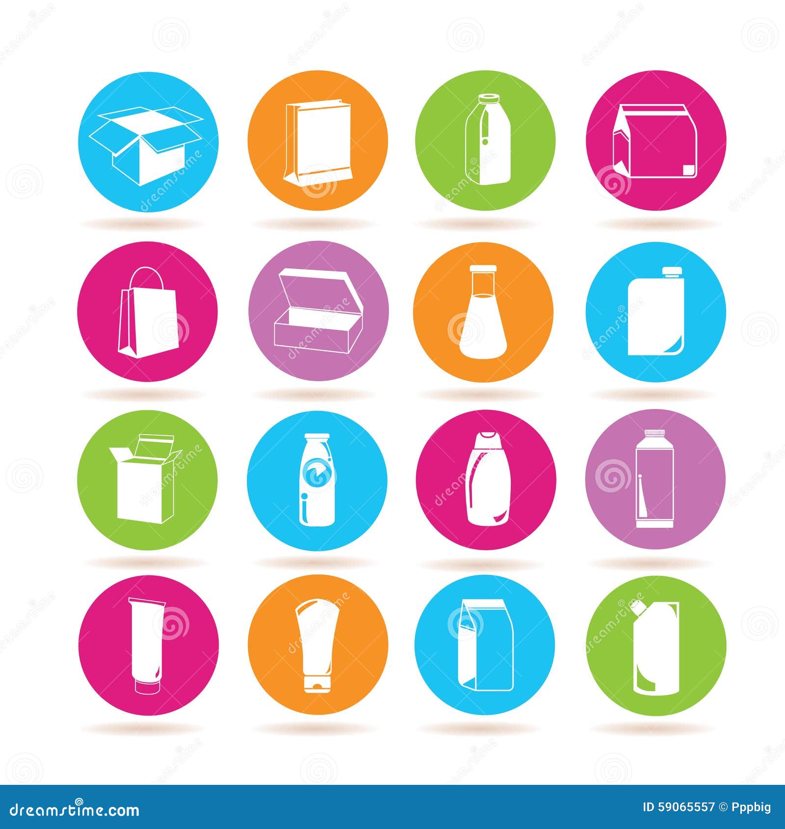 Icone d'imballaggio illustrazione di stock. Illustrazione di ...