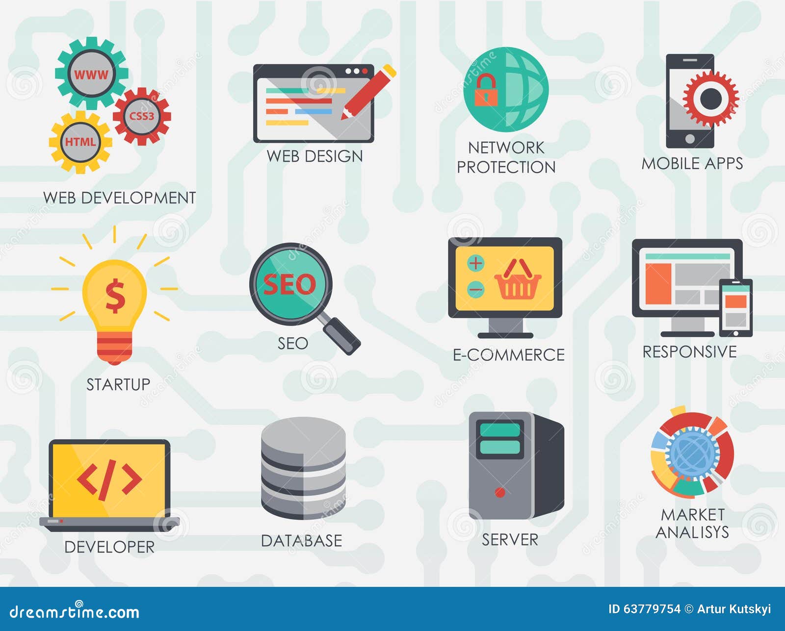 Icone Degli Sviluppatori Di Software Del Programmatore Messe ...