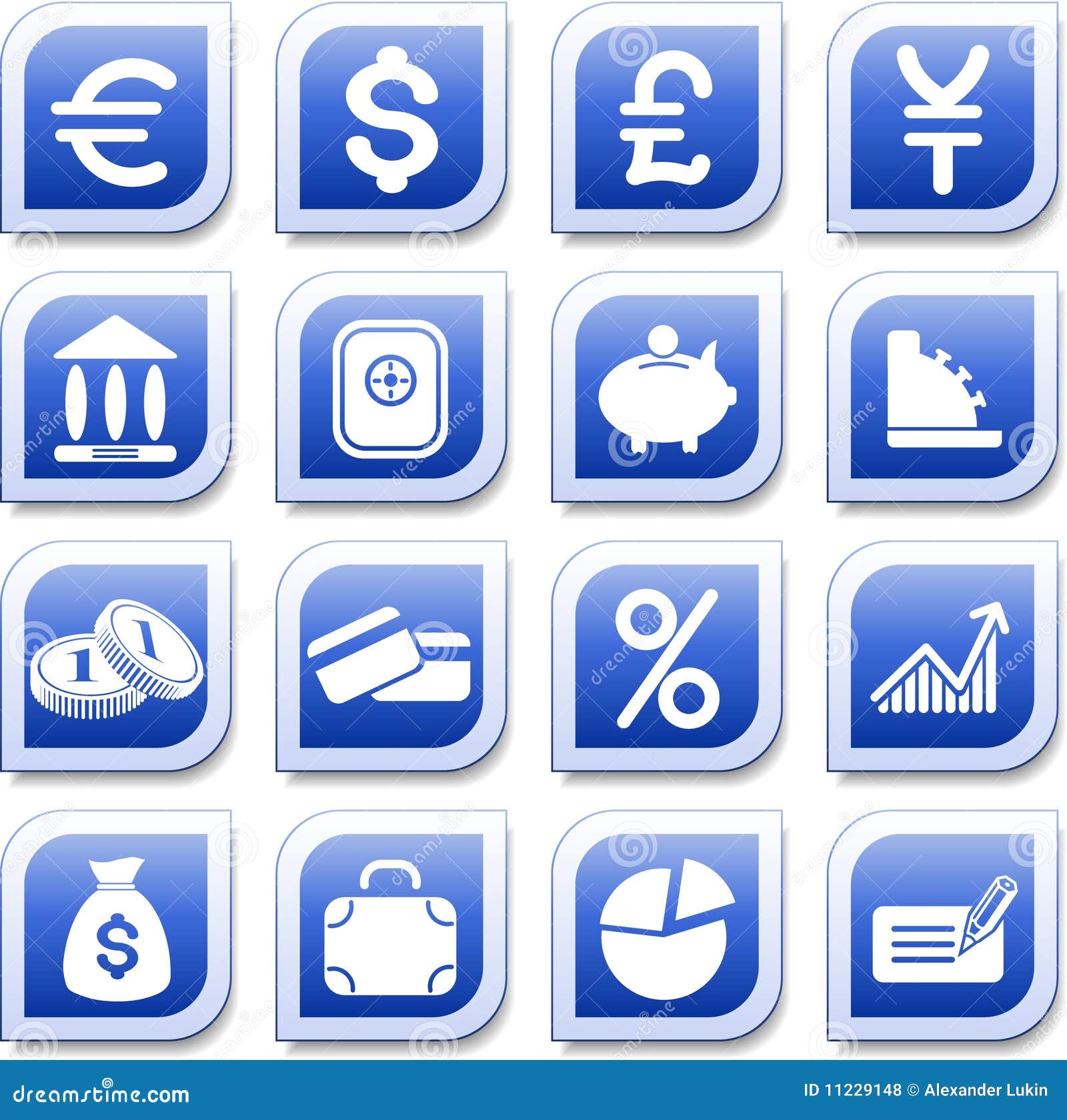 Icone dei soldi illustrazione vettoriale. Illustrazione di euro - 11229148