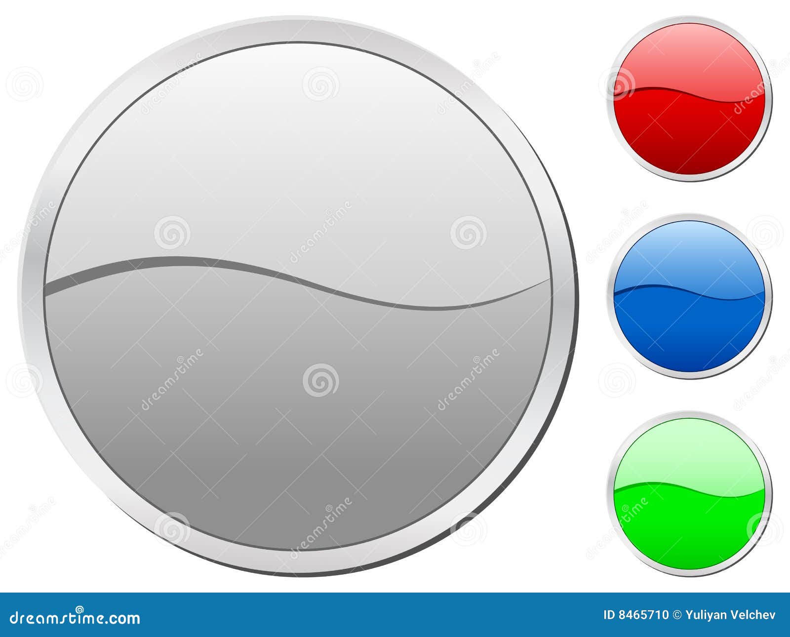 Icone del cerchio illustrazione vettoriale. Illustrazione di rosso ...