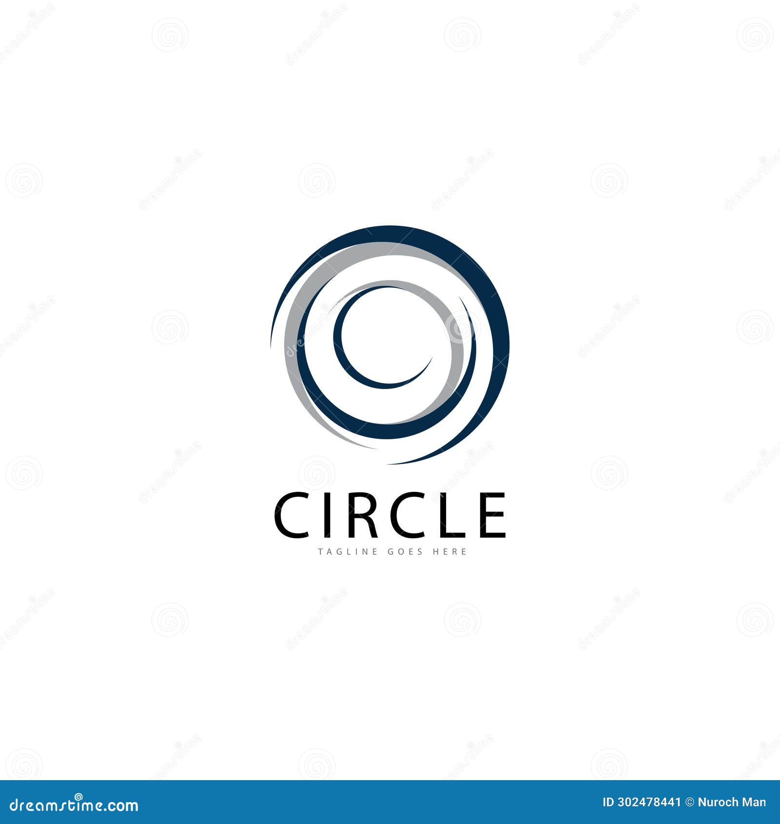 Icone Del Logo E Dei Simboli Del Cerchio Vortex Illustrazione ...