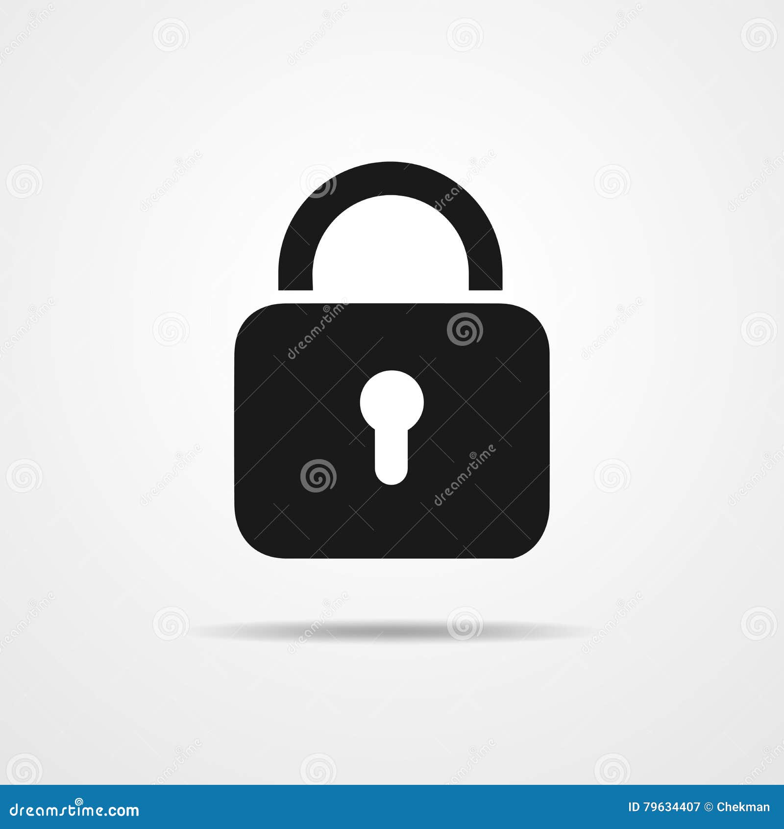 Icone Del Lucchetto Illustrazione Di Vettore Illustrazione di Stock ...