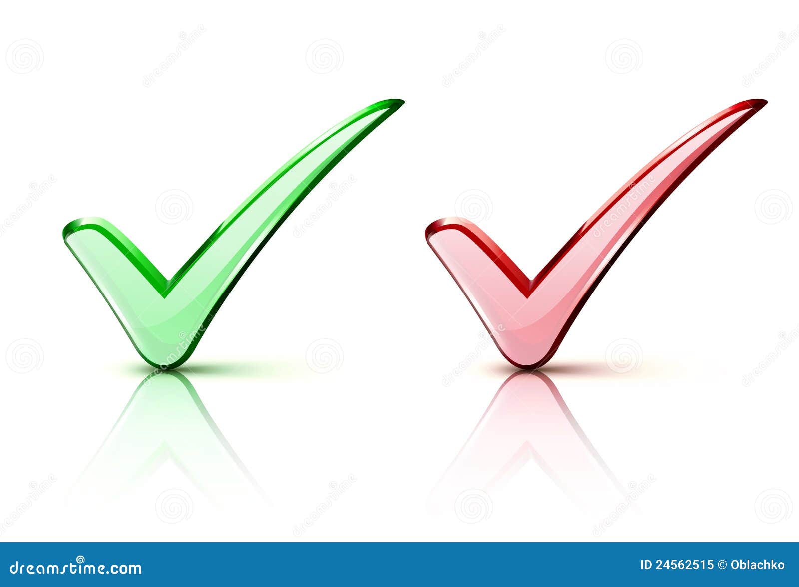 Icone del segno di spunta illustrazione vettoriale. Illustrazione di ...