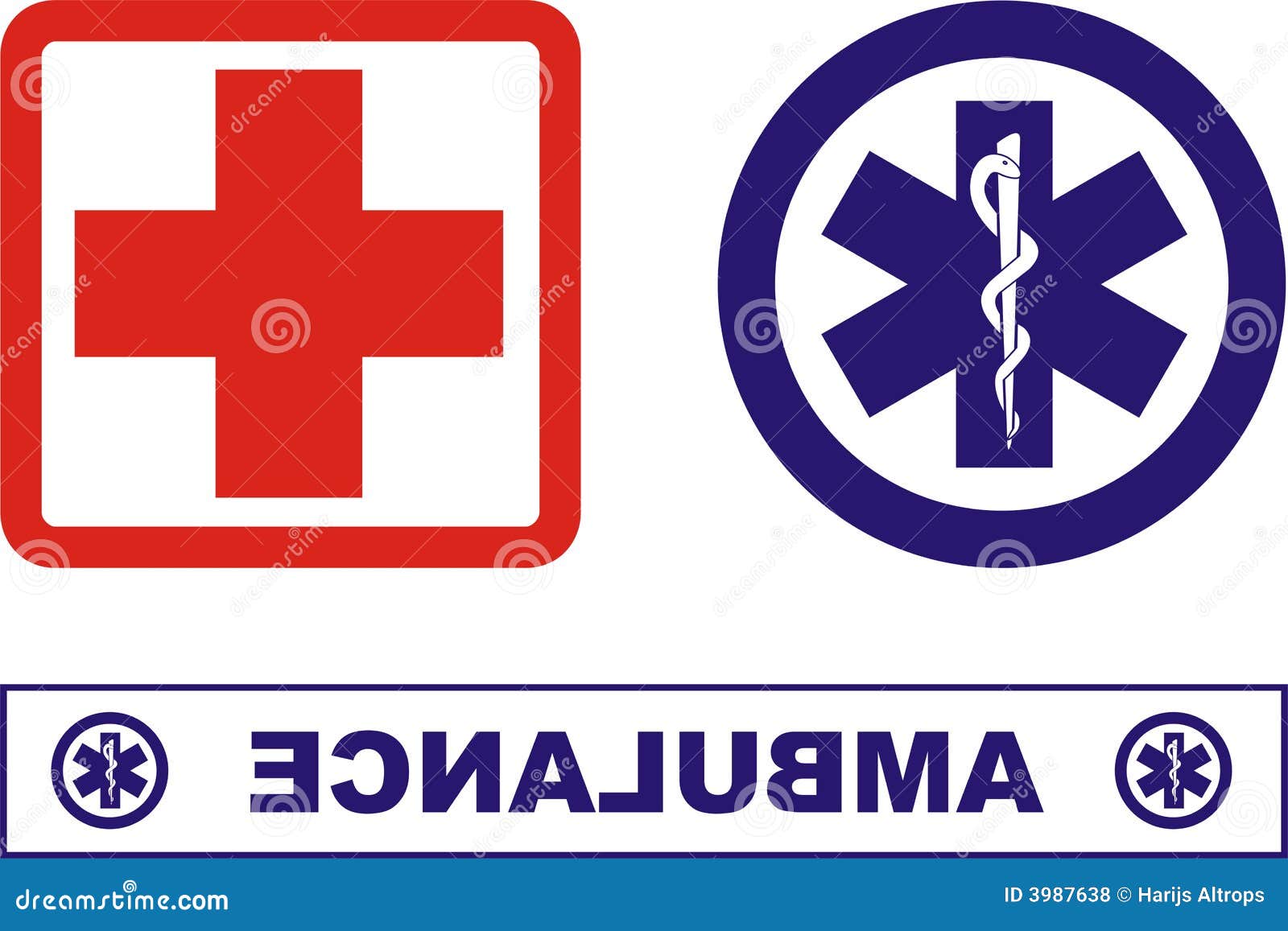 Simbolo Dell'ambulanza L'icona Della Cassetta Di Pronto Soccorso