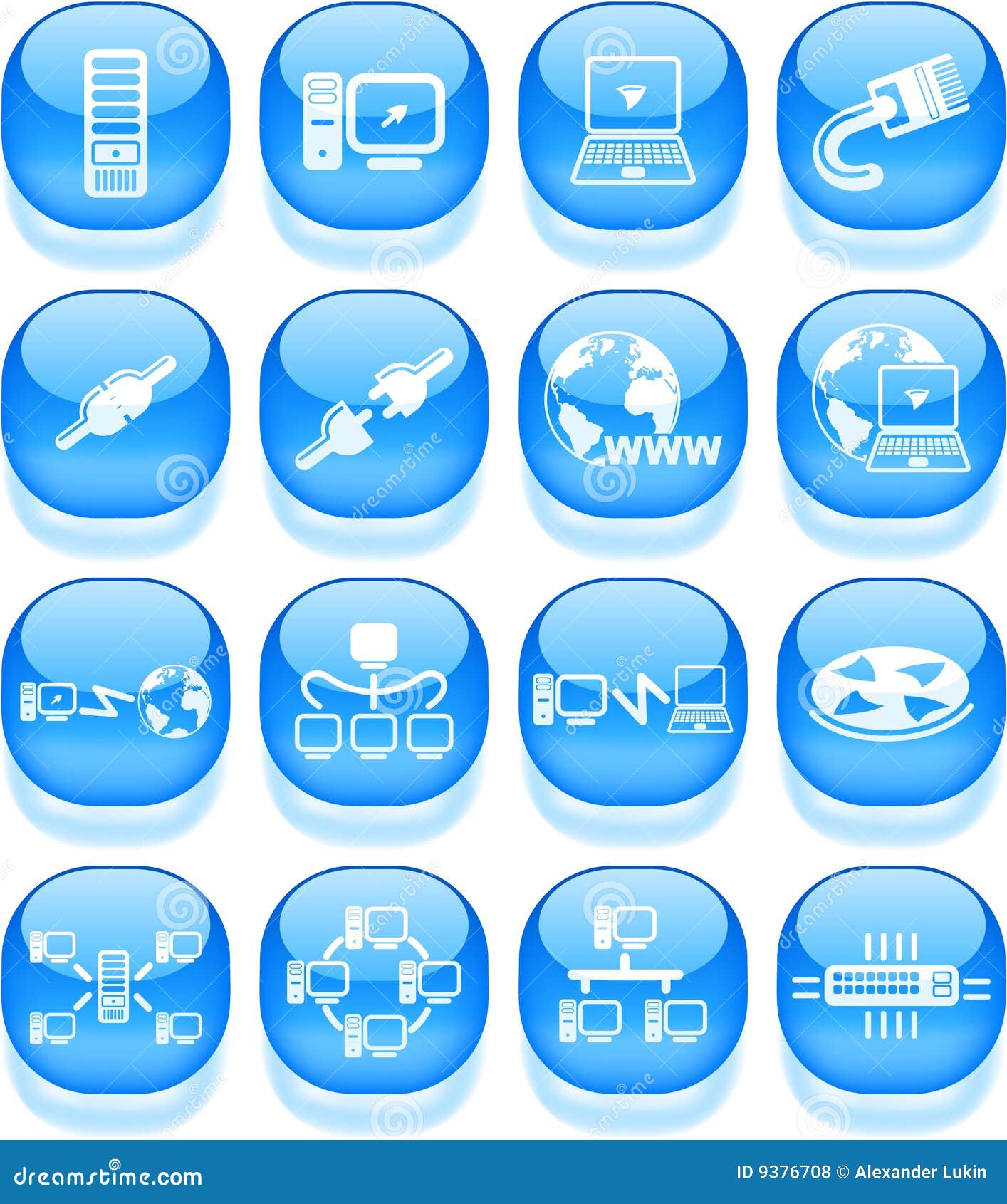 Icone della rete illustrazione vettoriale. Illustrazione di collegato ...