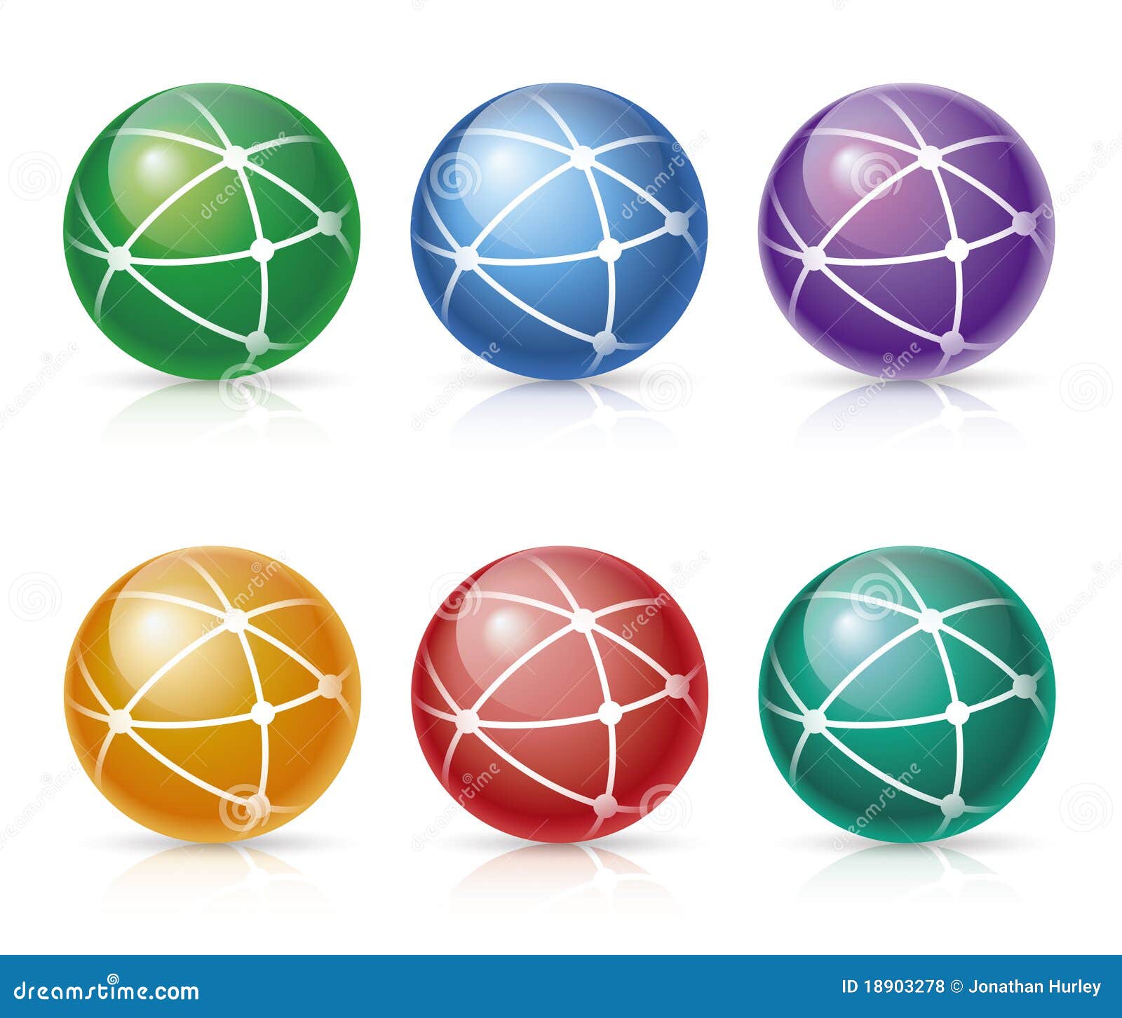 Icone della rete globale illustrazione vettoriale. Illustrazione di ...