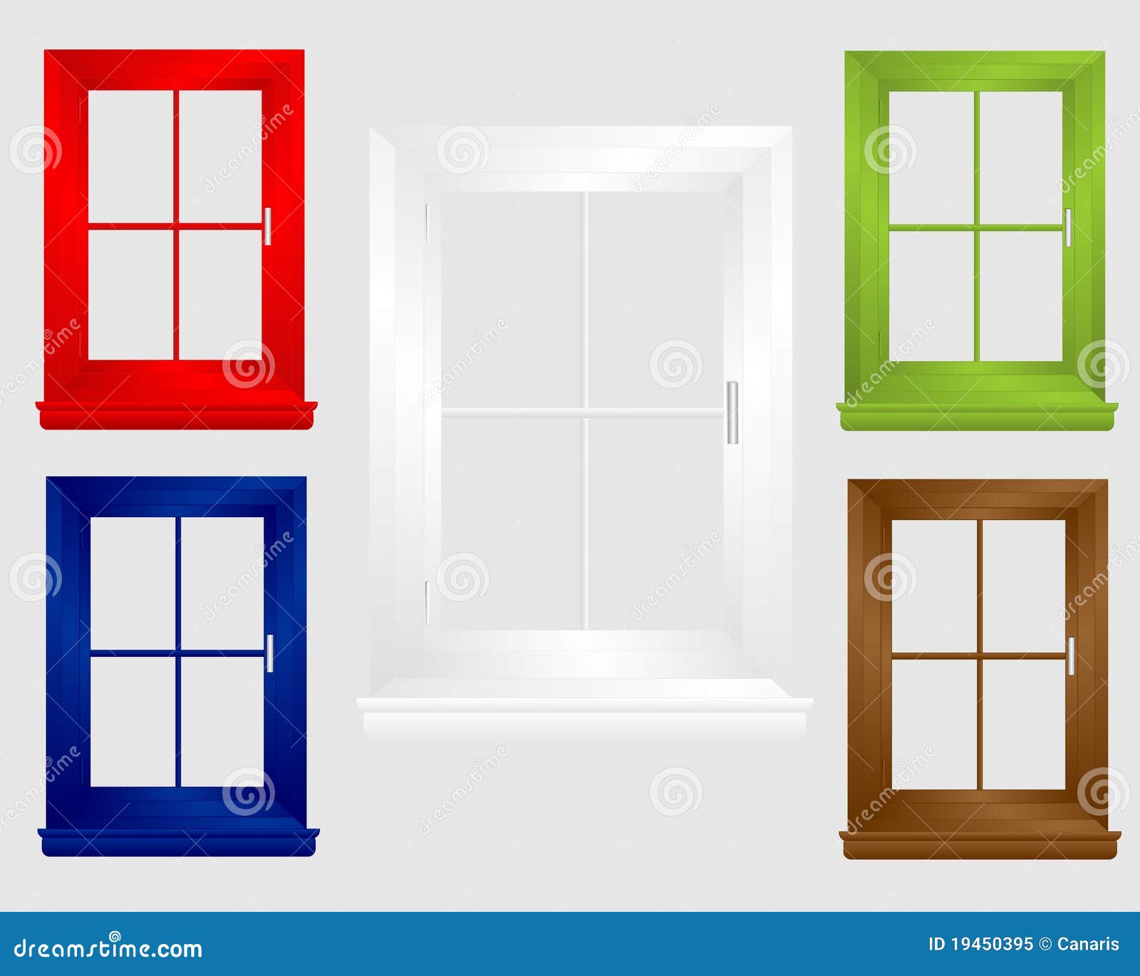 Icone delle finestre tinte illustrazione vettoriale. Illustrazione di ...