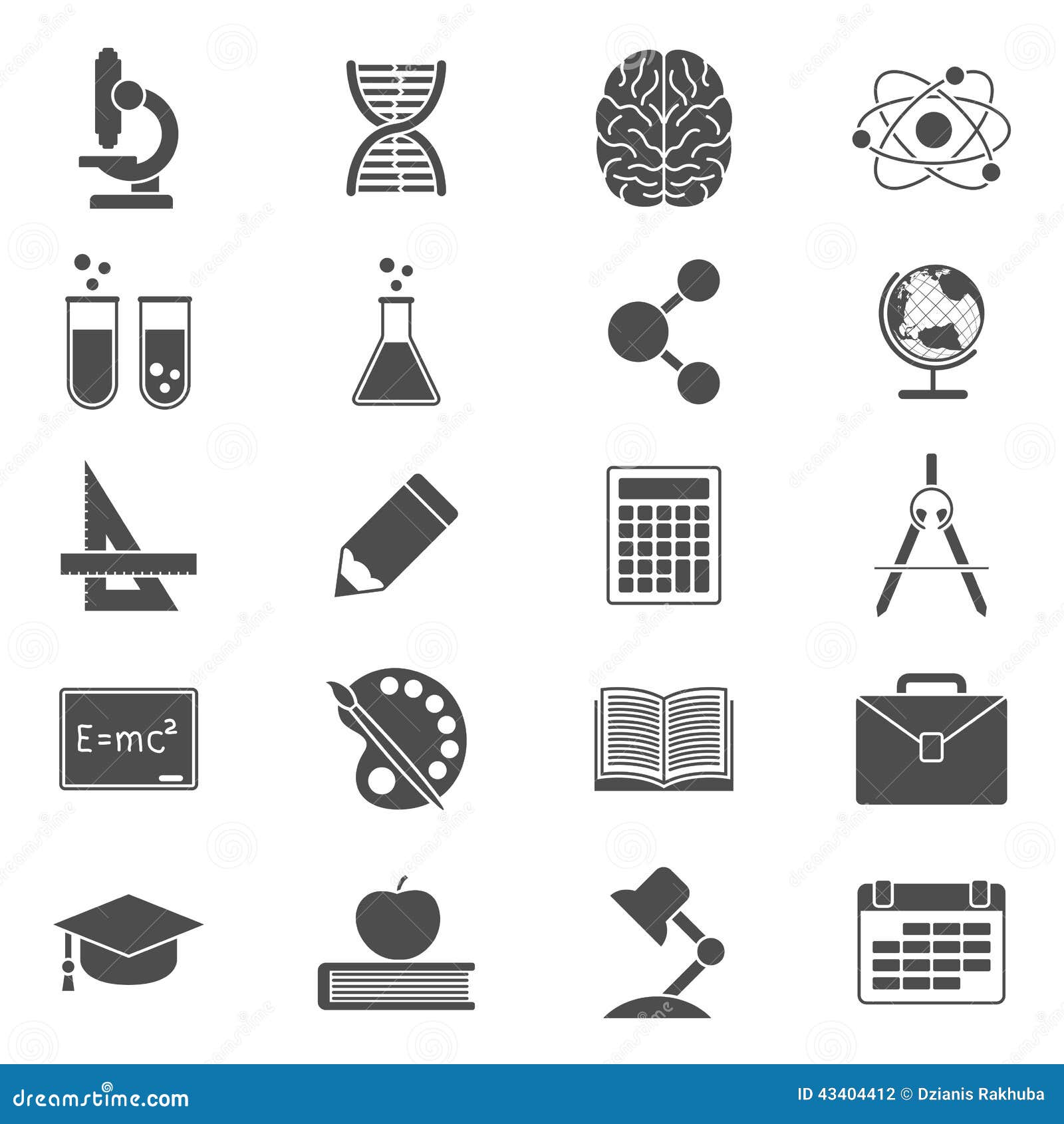Icone di conoscenza illustrazione vettoriale. Illustrazione di ...