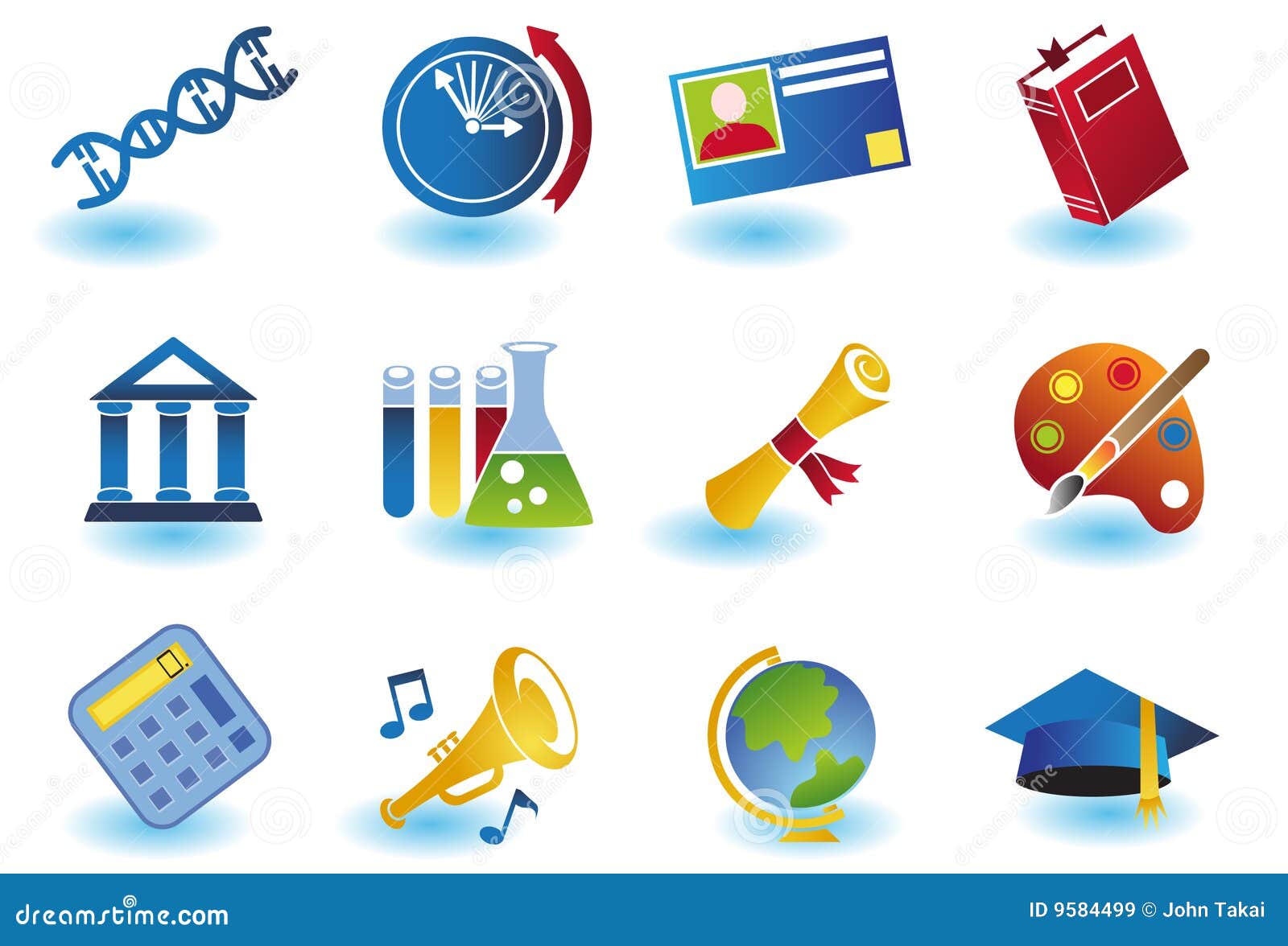 Icone di formazione illustrazione vettoriale. Illustrazione di ...