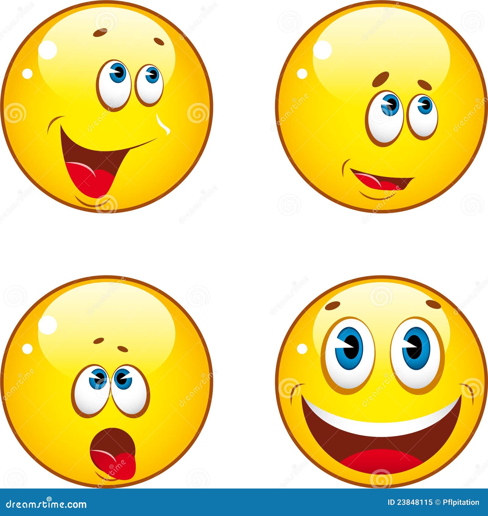 Icone di smiley illustrazione vettoriale. Illustrazione di sensibilità ...