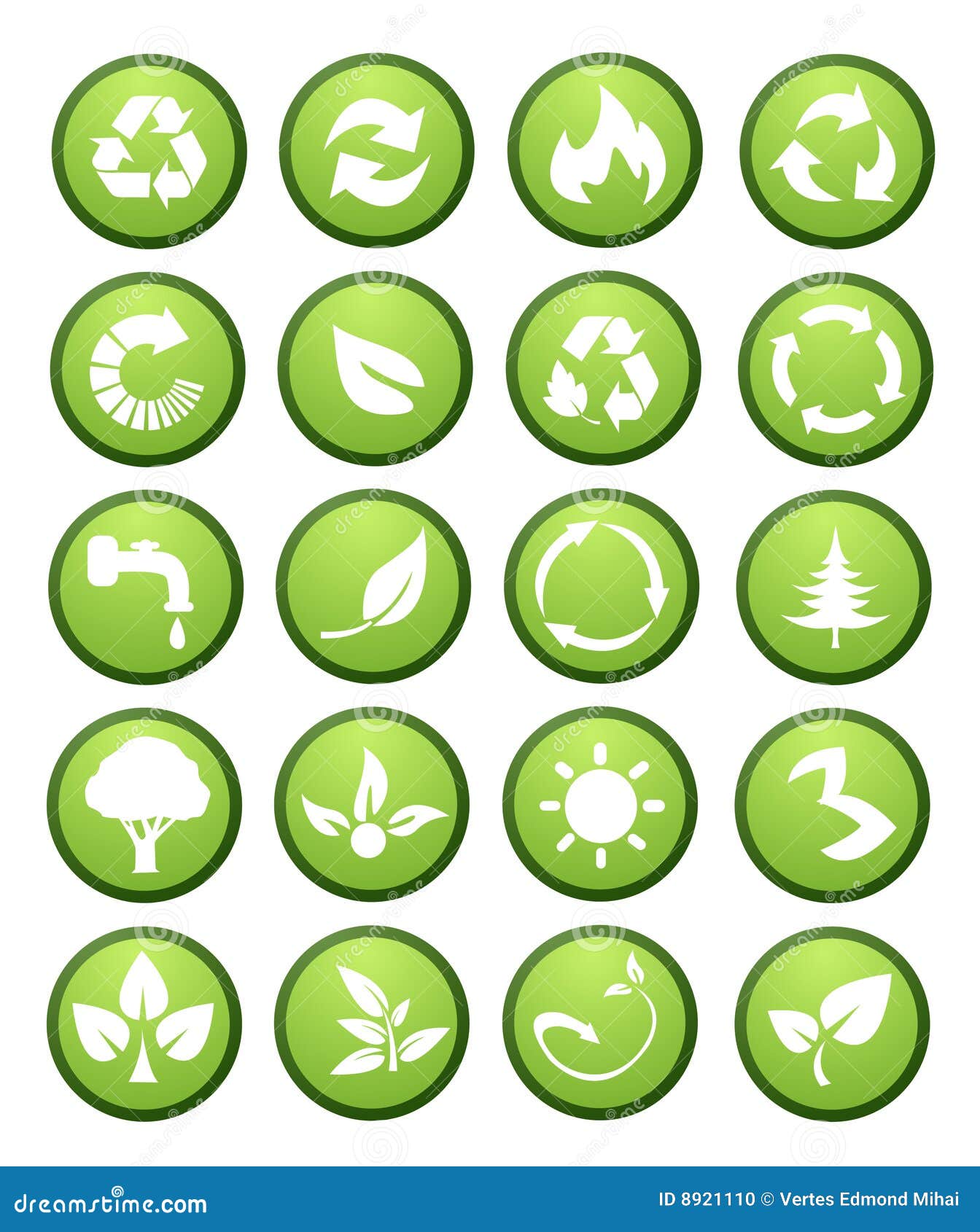 Icone Ed Elementi Ambientali Di Disegno Illustrazione Vettoriale ...