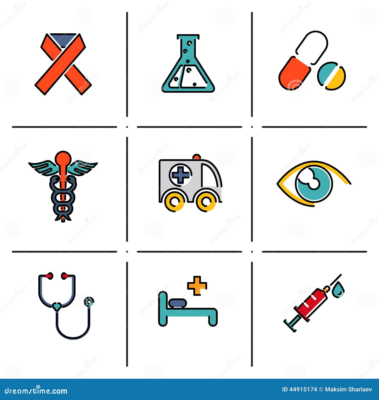 Icone igienico sanitarie illustrazione vettoriale. Illustrazione di ...