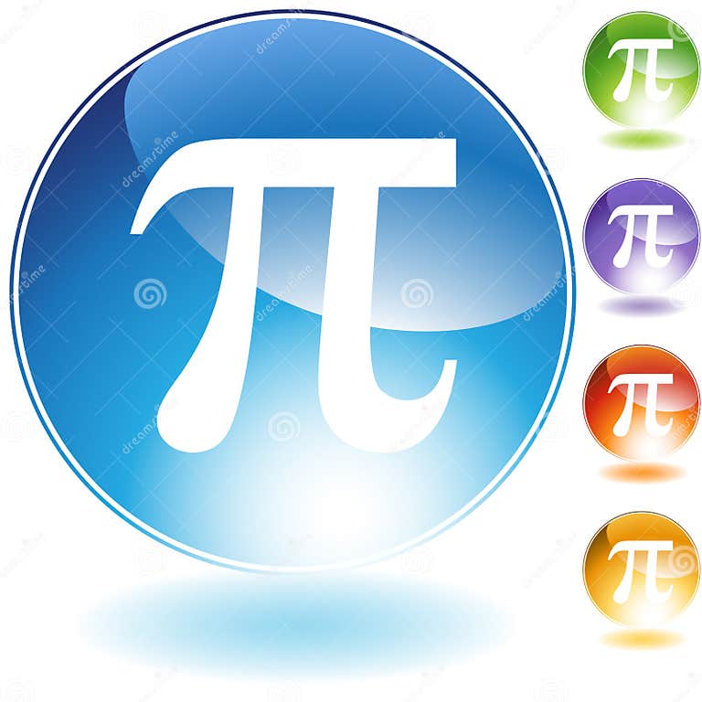 Icone - simbolo greco pi illustrazione vettoriale. Illustrazione di ...