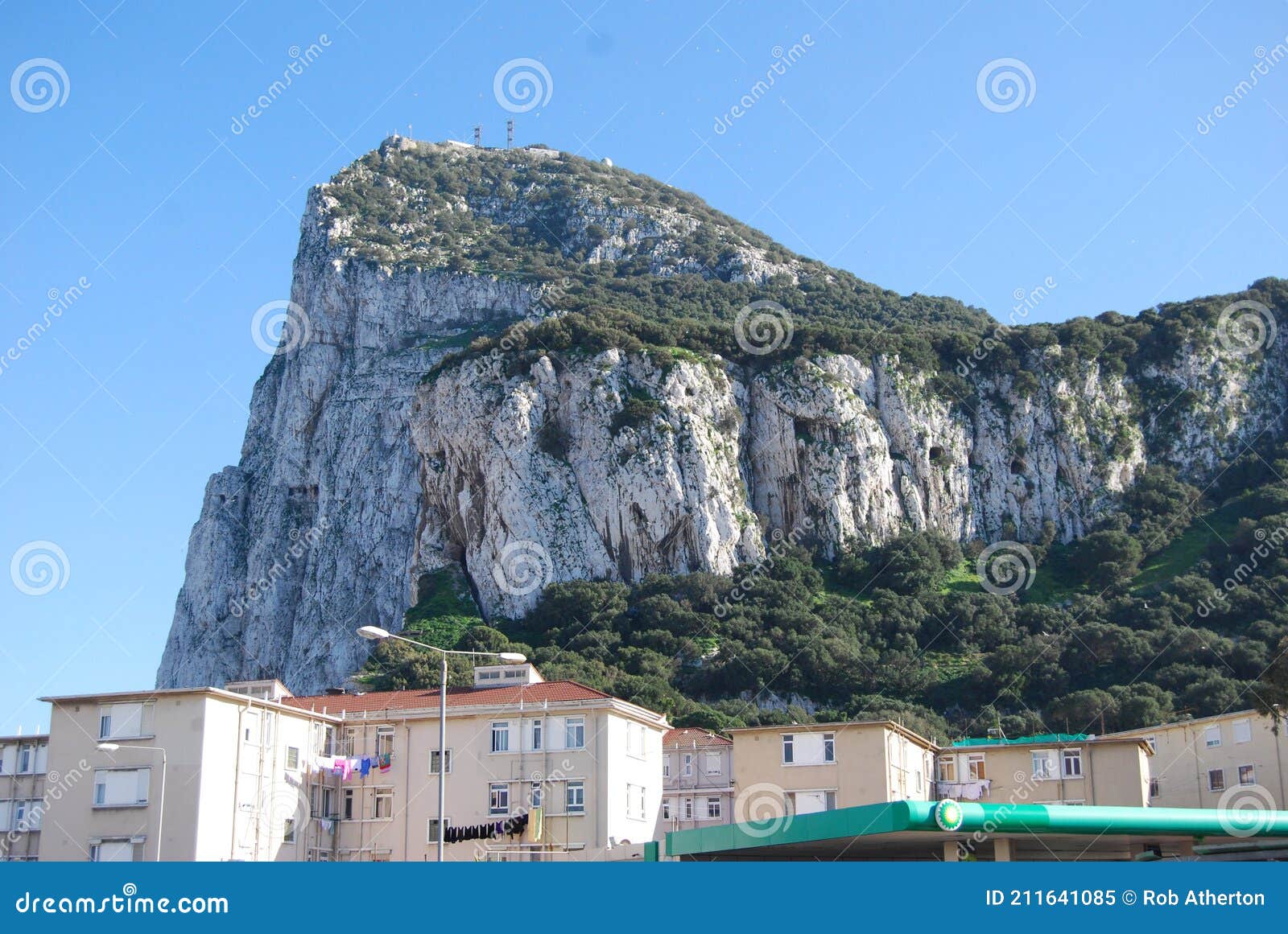 The British Overseas Territory of Gibraltar Editorial Image - Image of ...