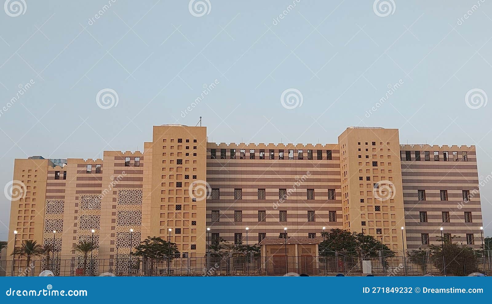 Iconic building in africa editorial photography. Image of street ...