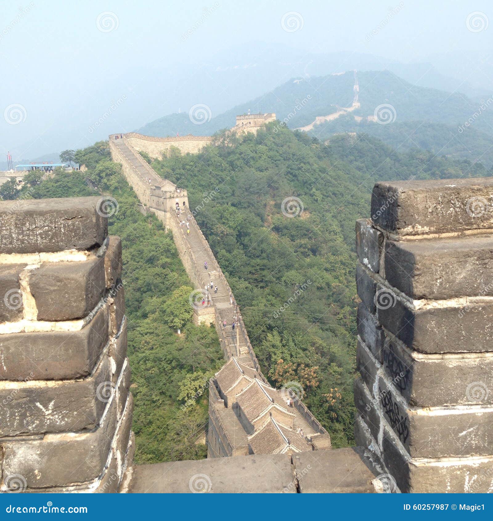 Iconic China stock image. Image of travel, great, wall - 60257987