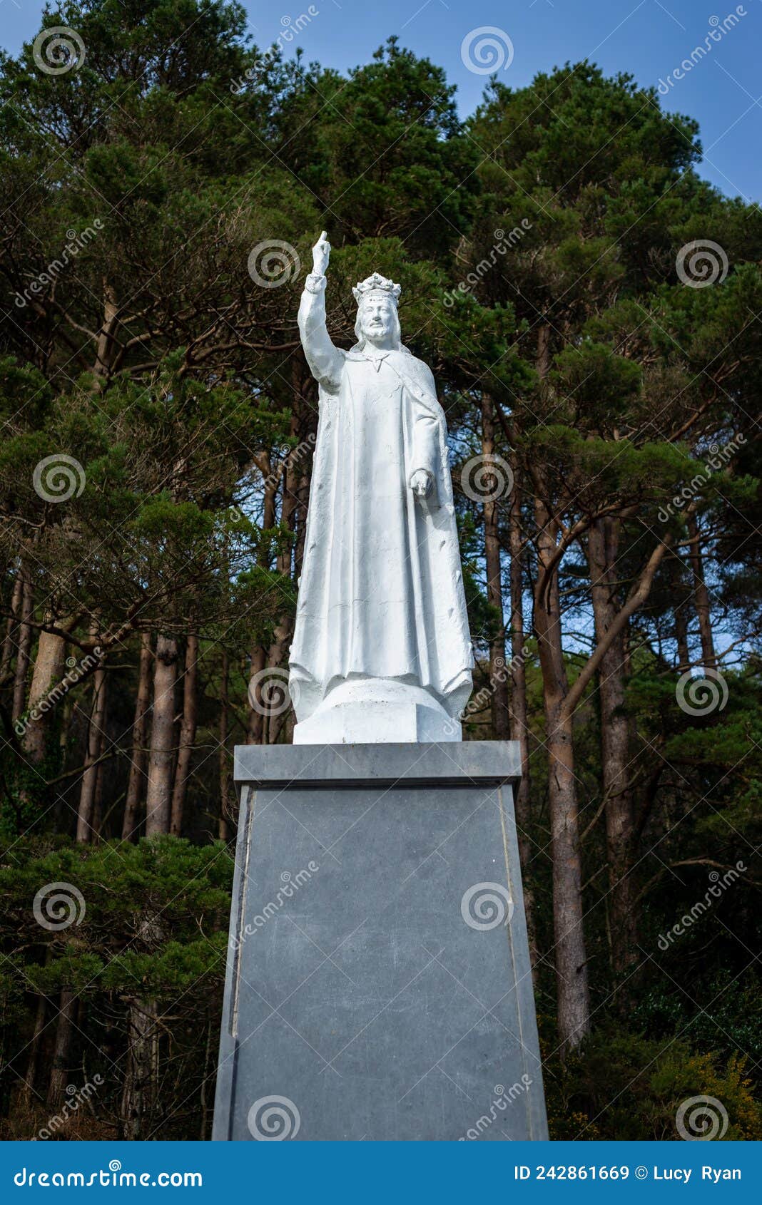 Iconic Christ the King Religious Statue at Glen of Aherlow, County ... Iconic Christ the King Religious Statue at Glen of Aherlow, County ...