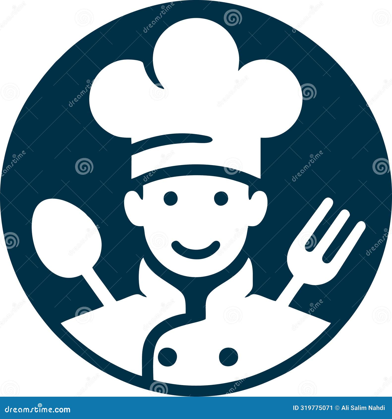 Iconic Culinary Charm Chef Icons for Every Taste Stock Vector ...