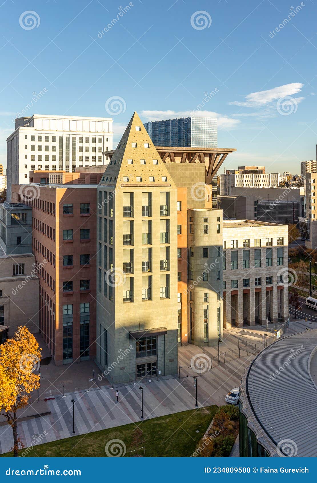 Iconic Denver, Colorado, Architecture Stock Photo - Image of exterior ...