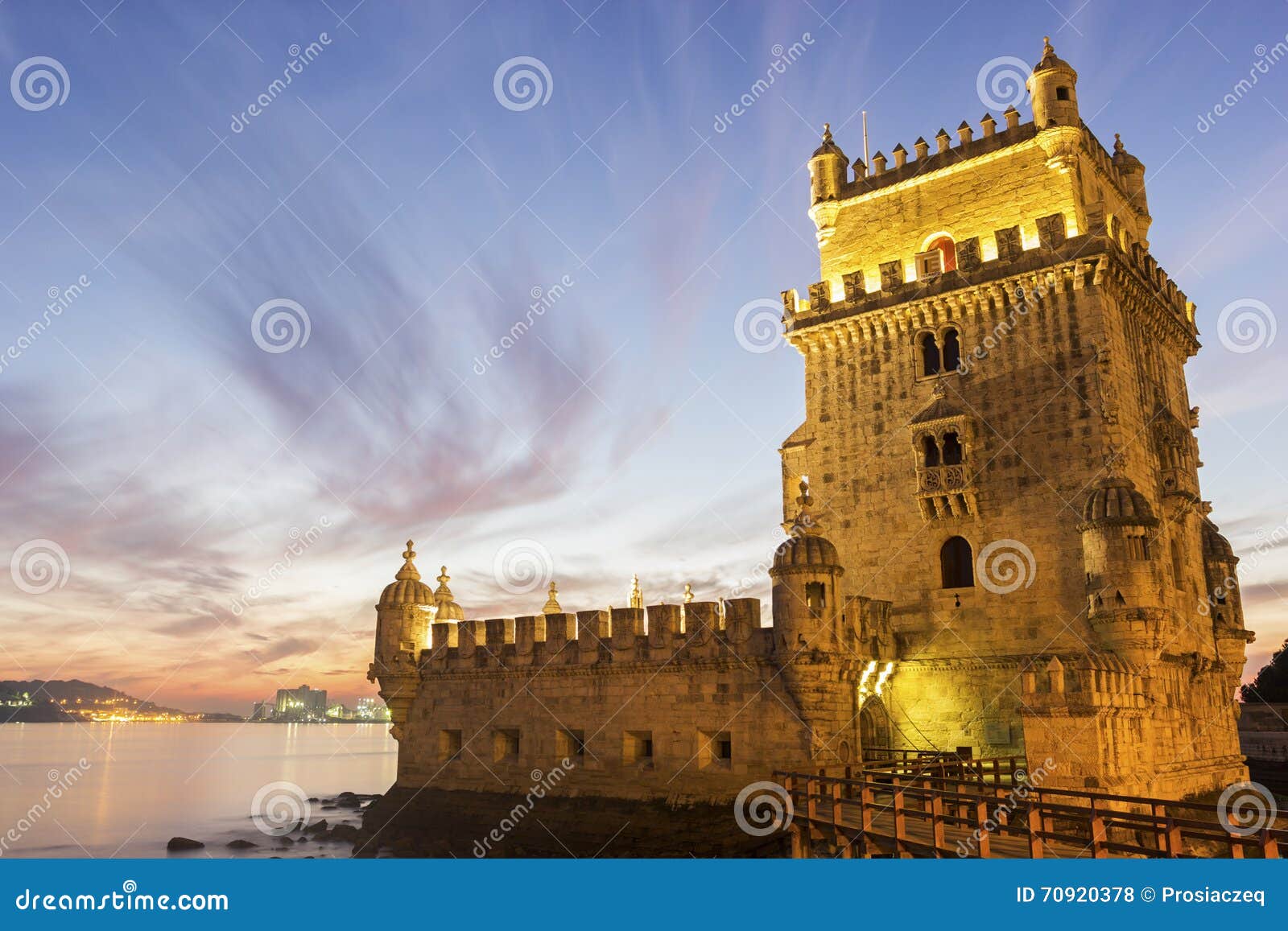 The Iconic Facade of the Tower of Belem Editorial Stock Photo - Image ...