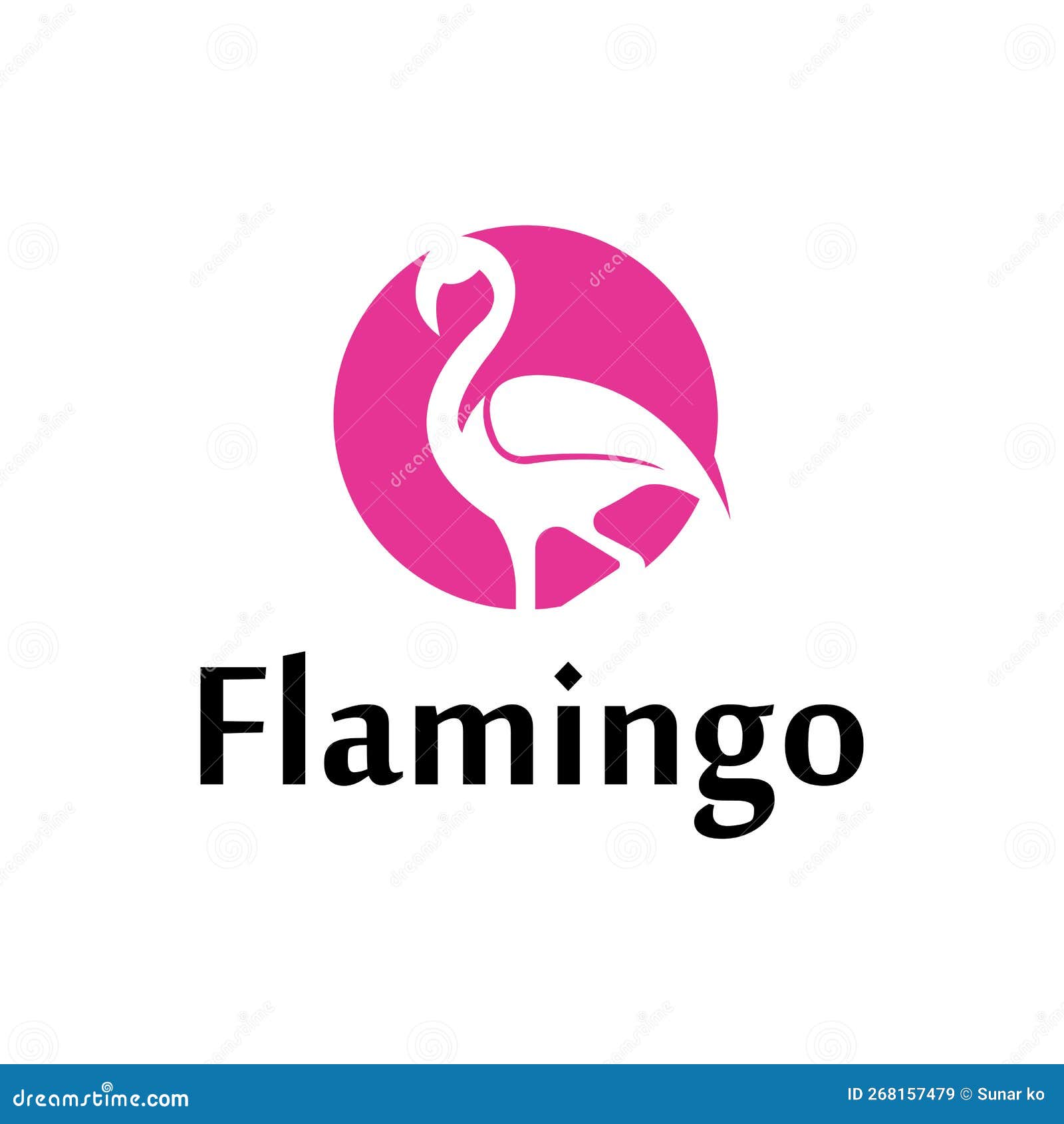 Iconic Flamingo Logo Designs Concept Vector, Flamingo Bird Logo ...