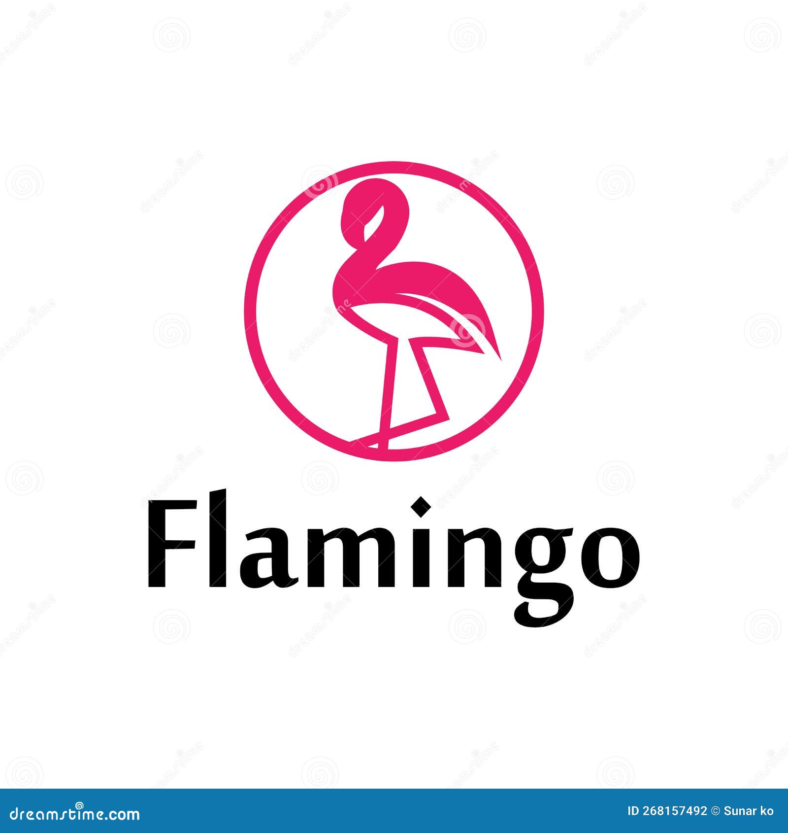 Iconic Flamingo Logo Designs Concept Vector, Flamingo Bird Logo ...