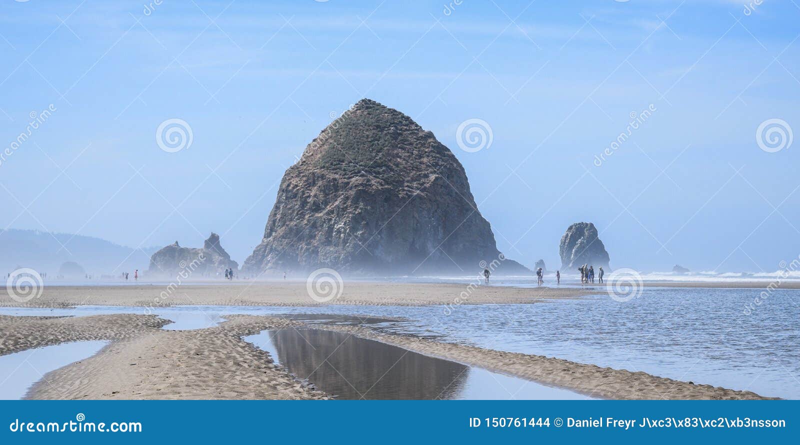 The Iconic Haystack Rock of the Cannon Beach in Oregon, USA Stock Photo ... The Iconic Haystack Rock of the Cannon Beach in Oregon, USA Stock Photo ...