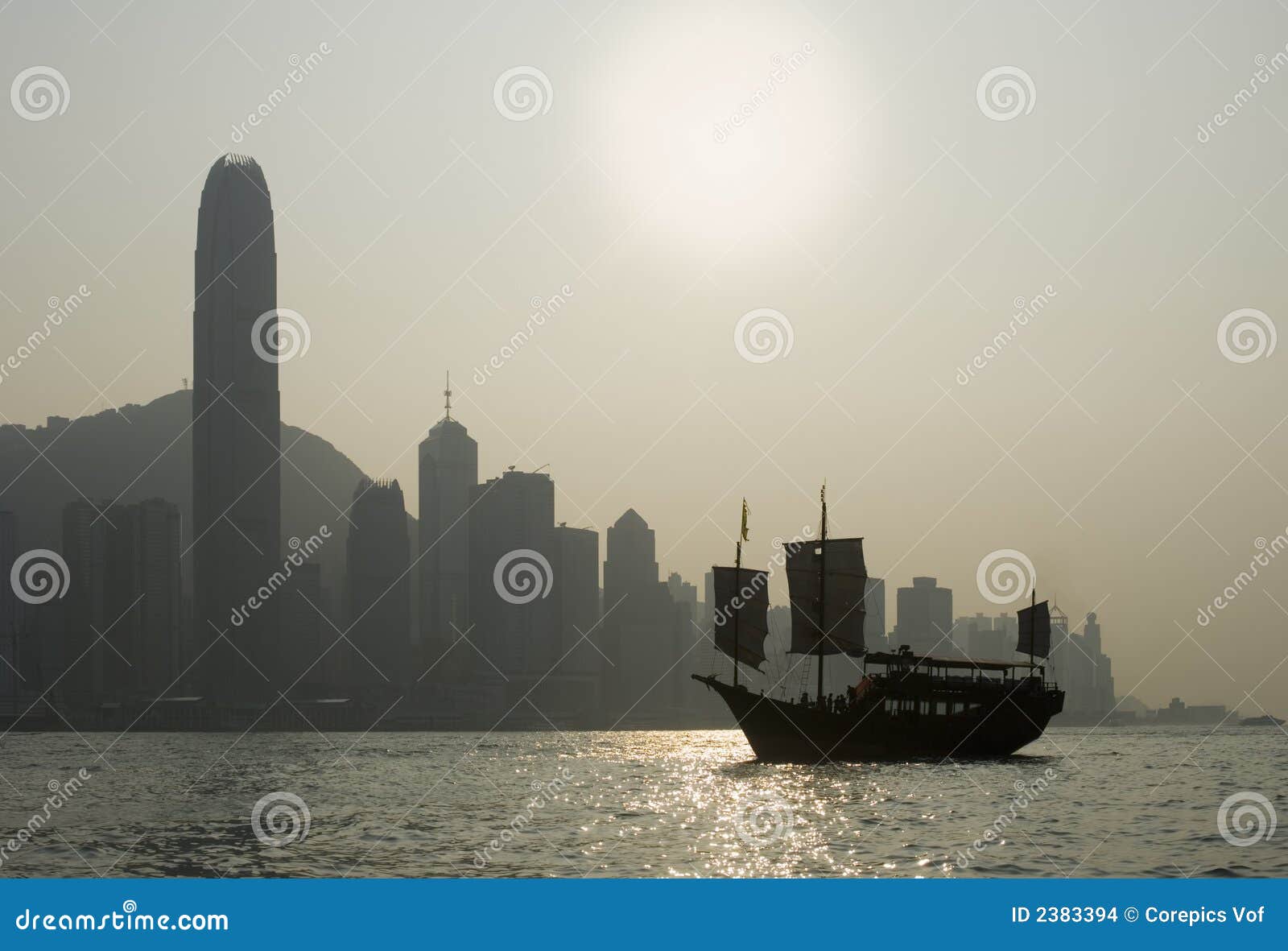 Iconic Hong Kong Harbour View Stock Photo - Image of built, building ...